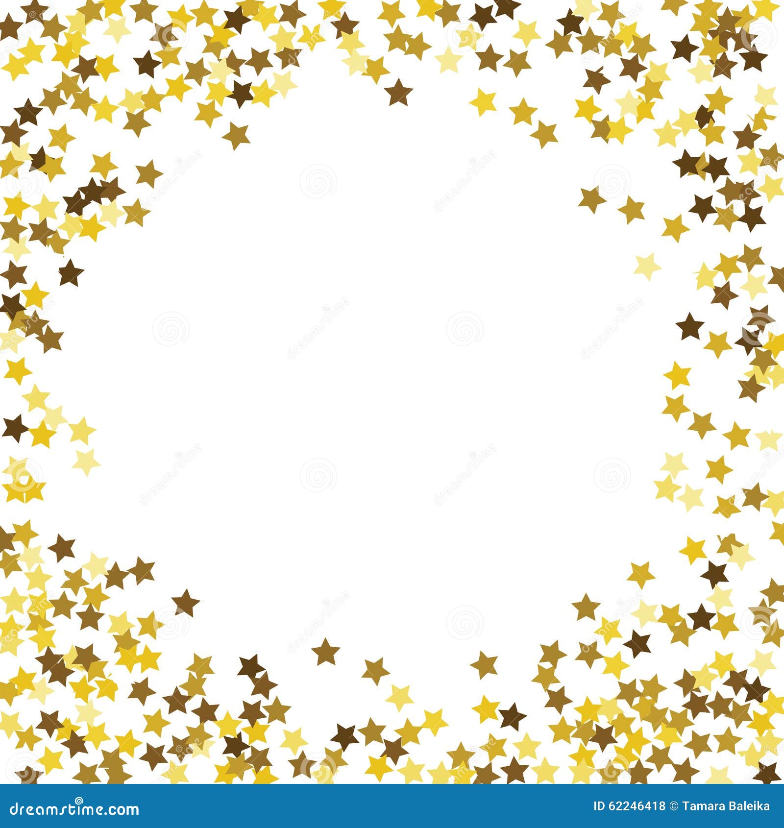 Marco Redondo Del Oro Del Brillo Ilustración del Vector - Ilustración ...