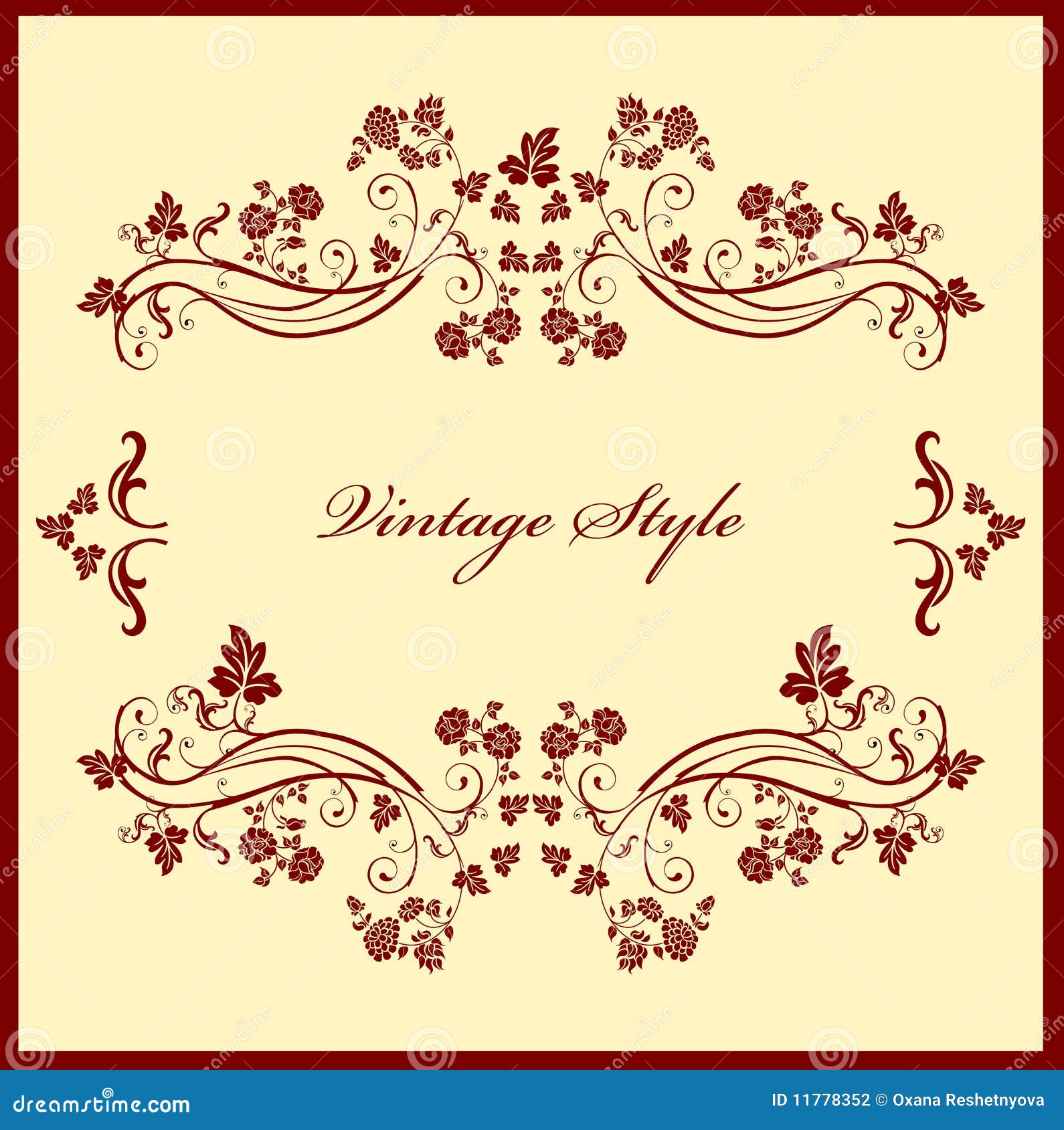 Marco retro ilustración del vector. Ilustración de formado - 11778352