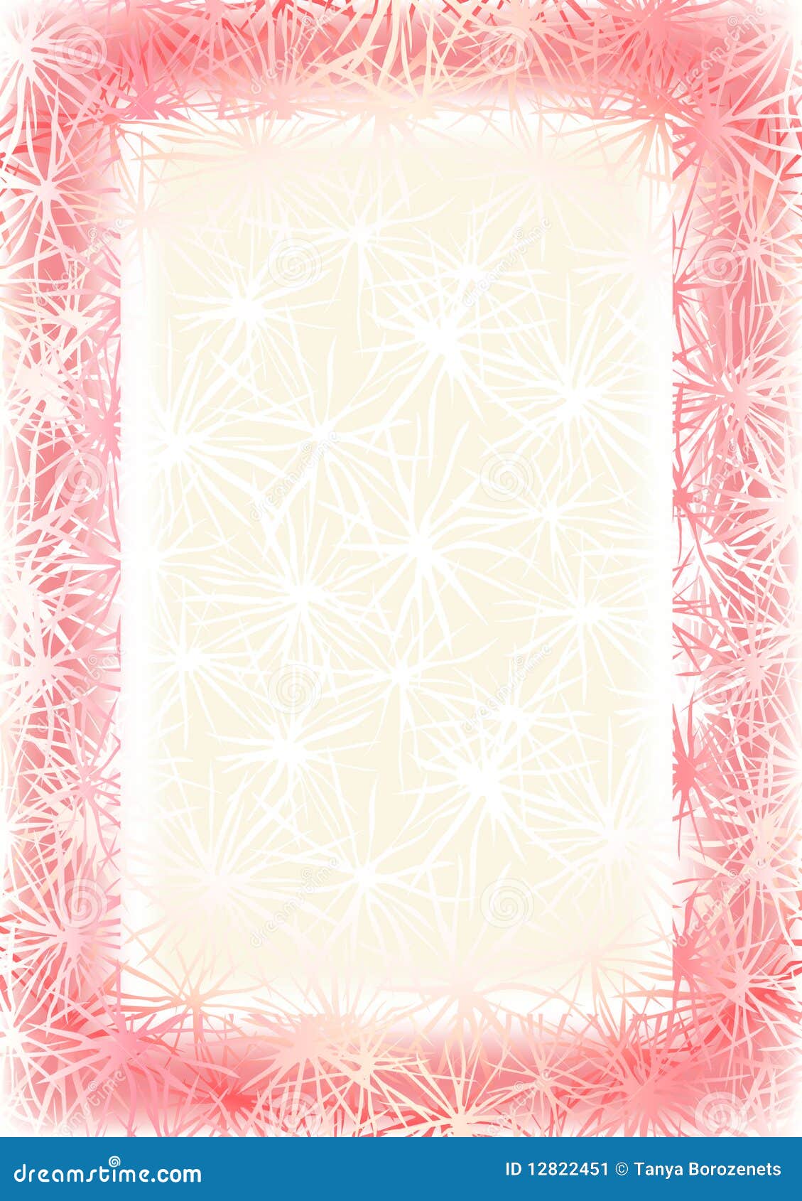 Marco rosado ilustración del vector. Ilustración de aniversario - 12822451