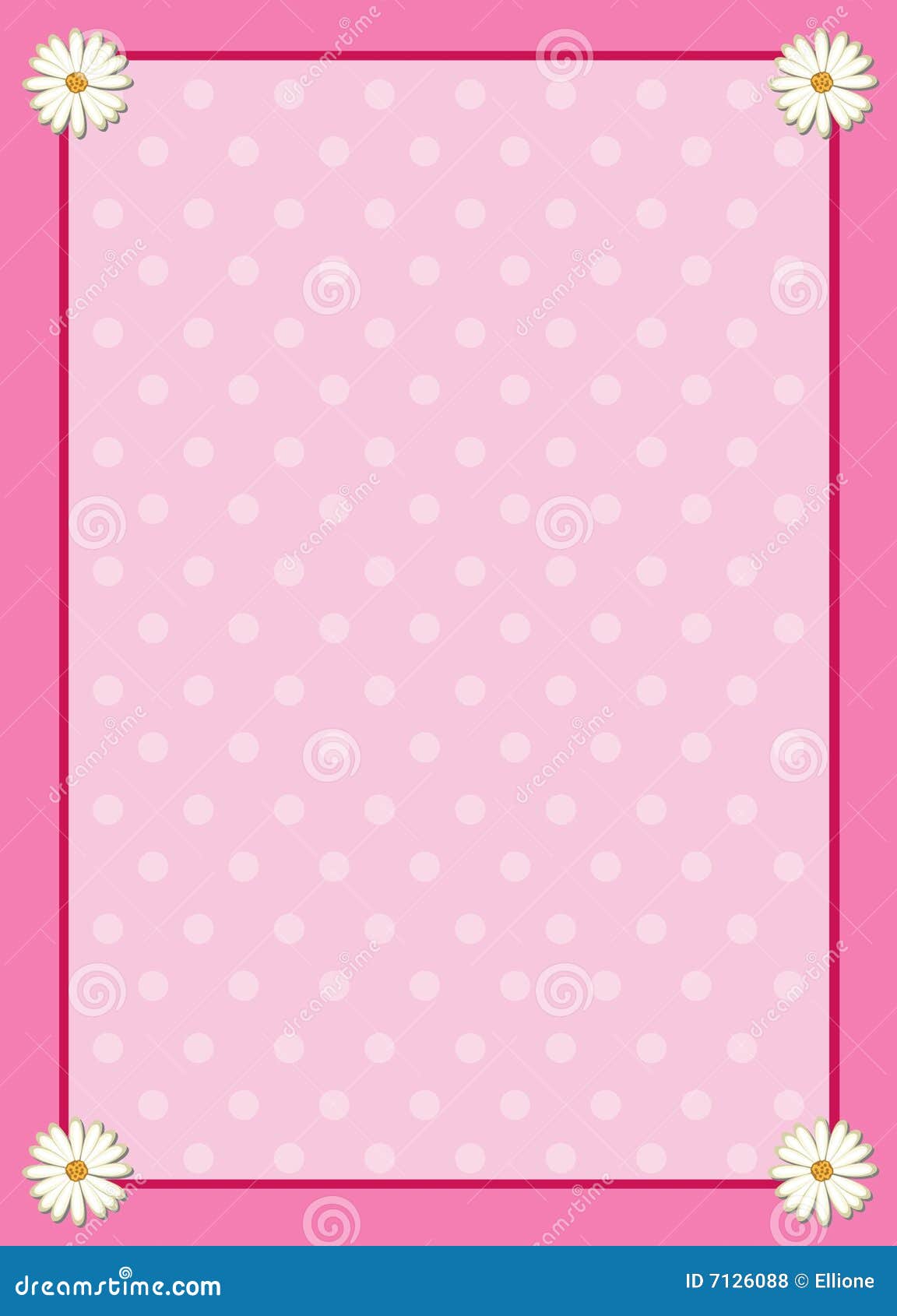 Marco rosado stock de ilustración. Ilustración de papel - 7126088