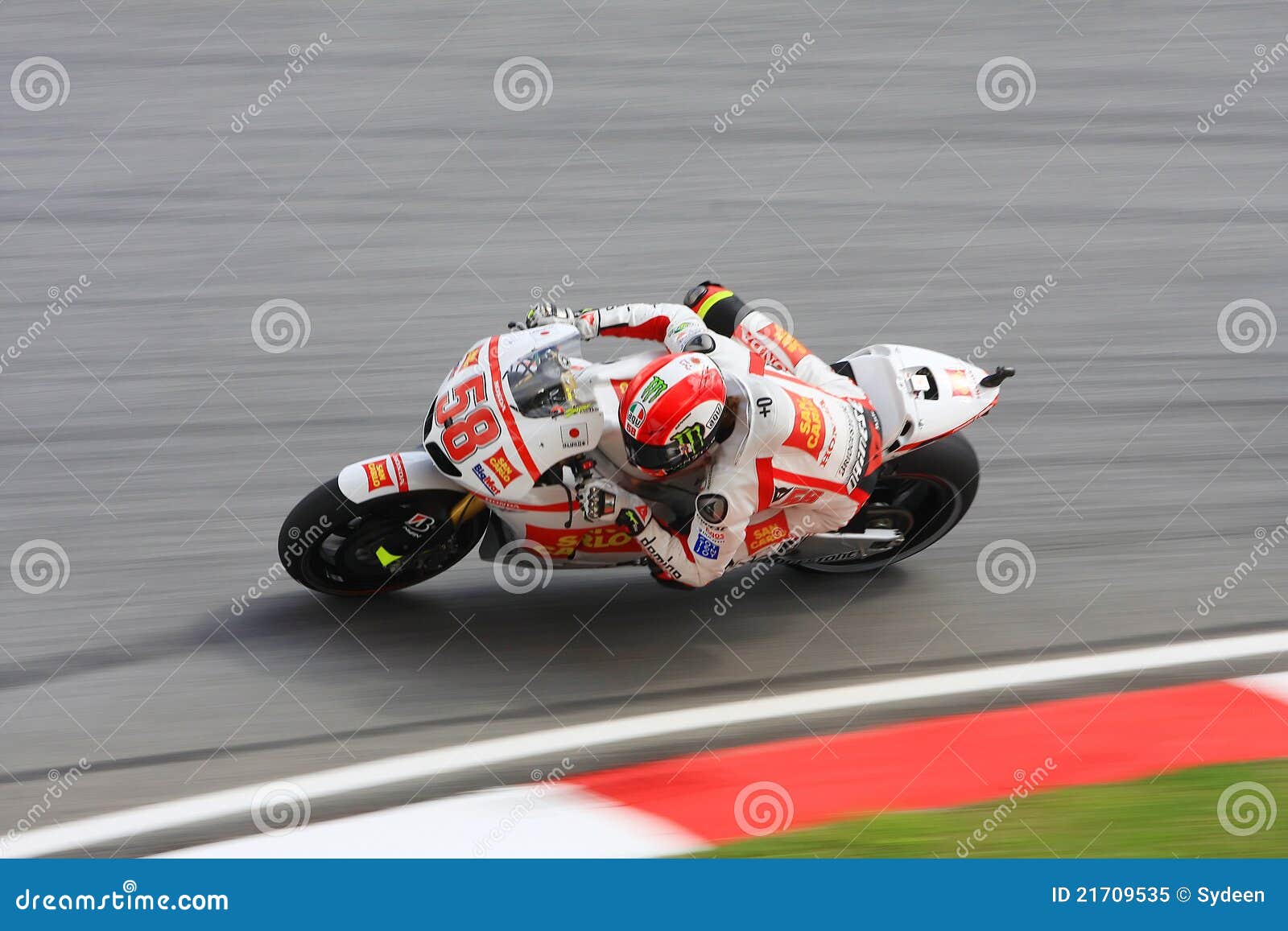 Marco Simoncelli Al Circuito Di Sepang Immagine Editoriale - Immagine di accelerare, malaysiano ...