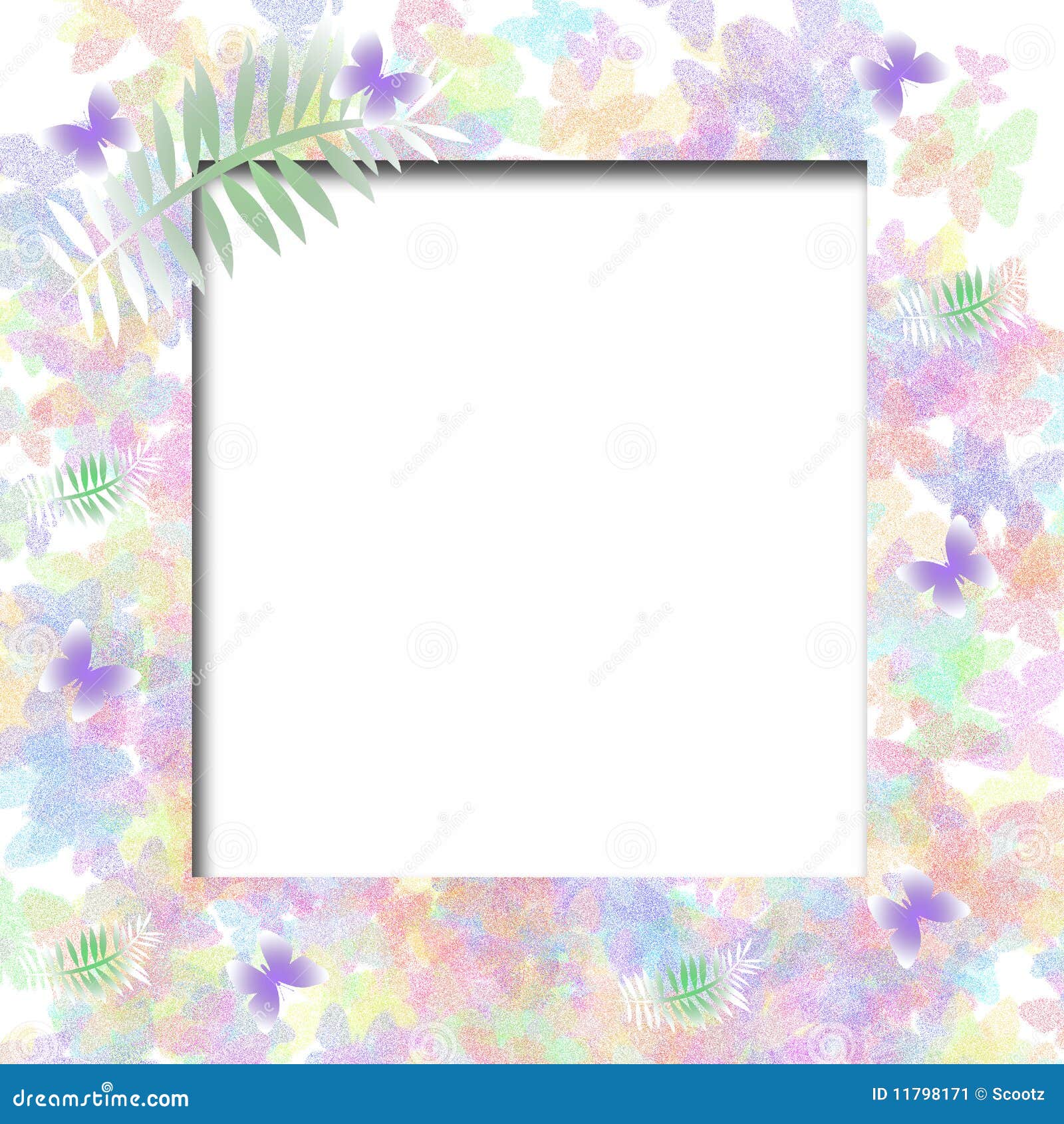 Marco suave de la mariposa stock de ilustración. Ilustración de mosca ...