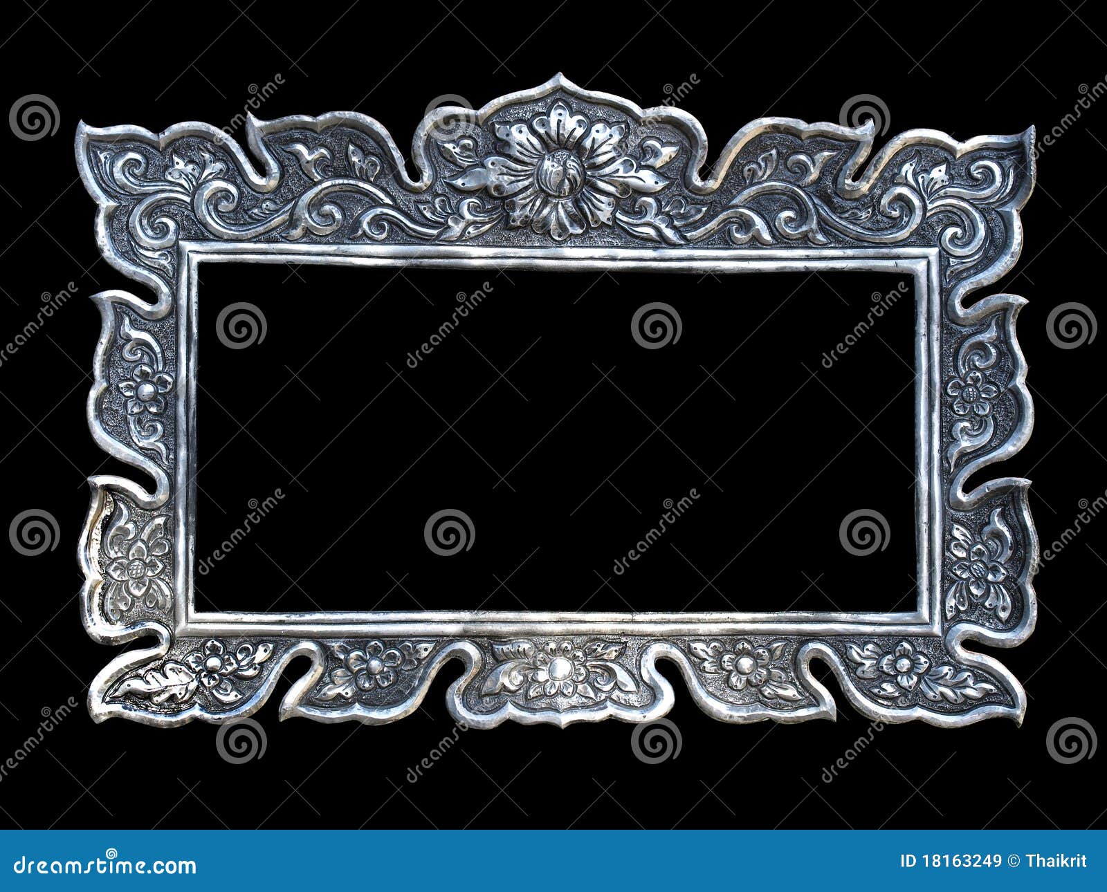 Marcos de plata imagen de archivo. Imagen de ornamental - 18163249