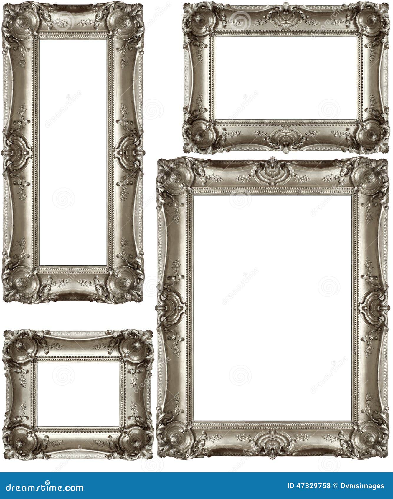 Marcos De Plata Del Vintage Foto de archivo - Imagen de corresponder ...