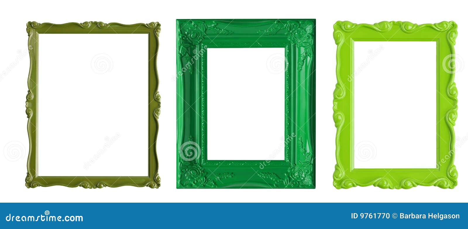 Marcos verdes stock de ilustración. Ilustración de verde - 9761770