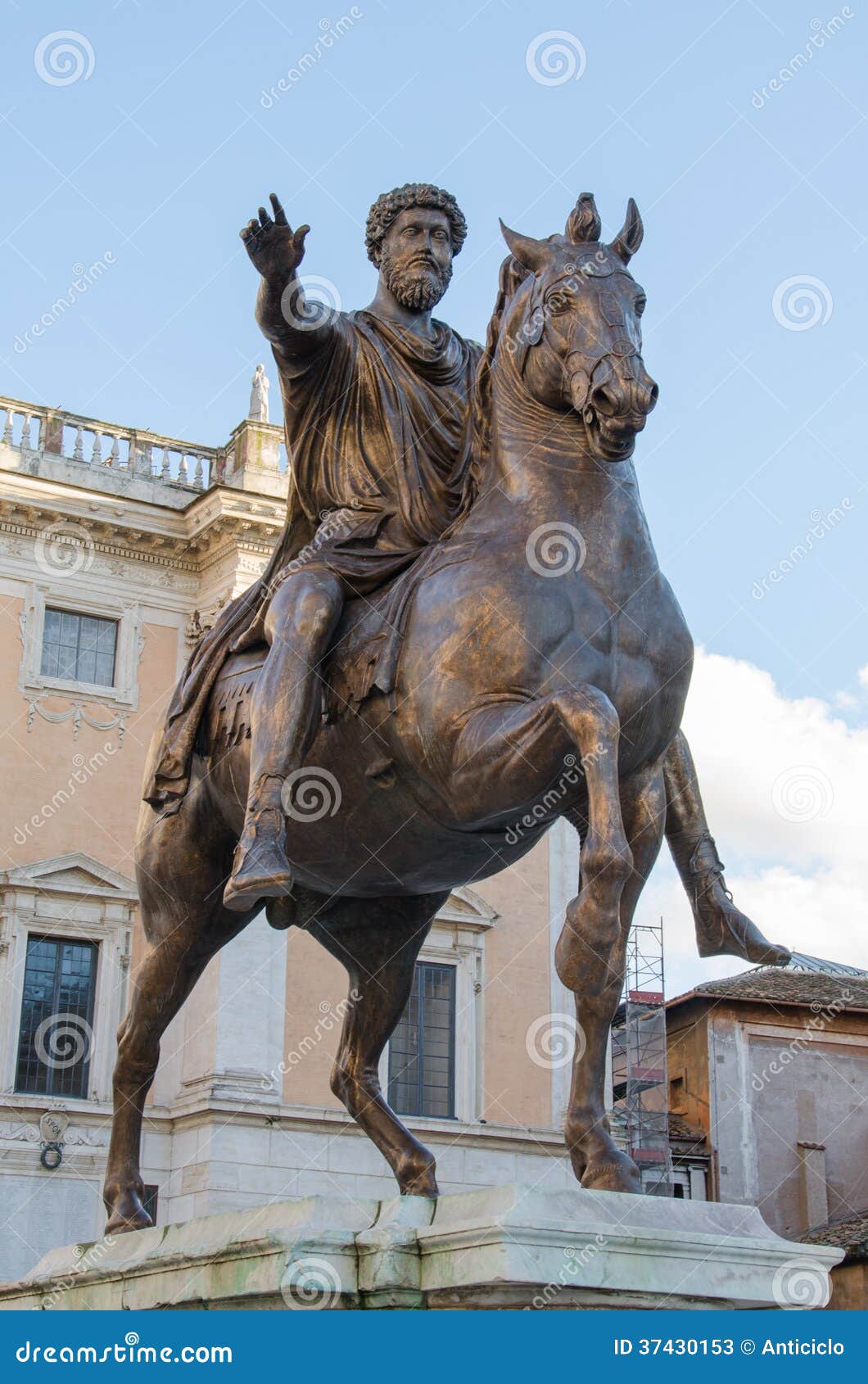 Marcus Aurelius image stock. Image du copie, histoire - 37430153