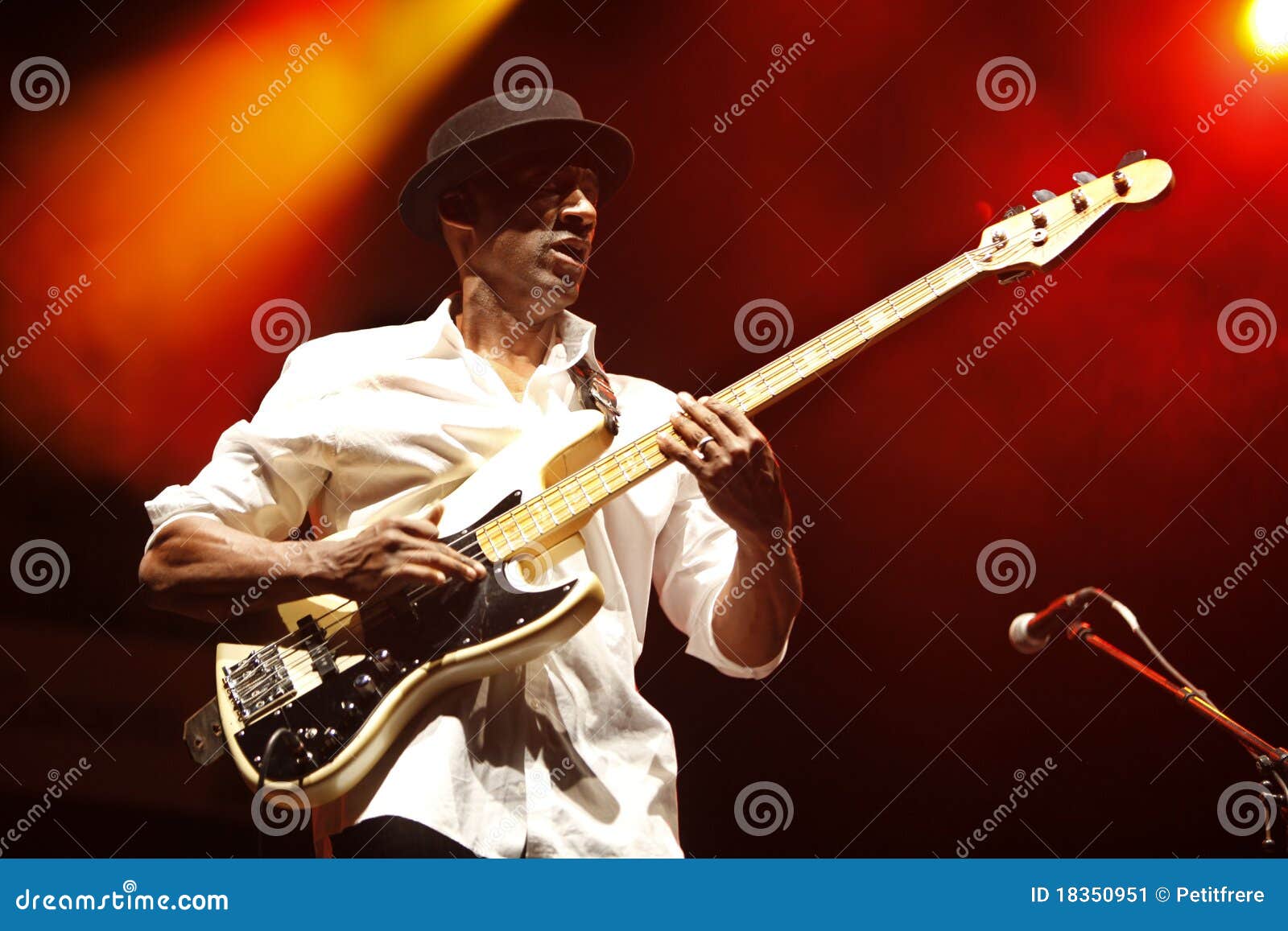 Marcus Miller fotografia editoriale. Immagine di bassista - 18350951