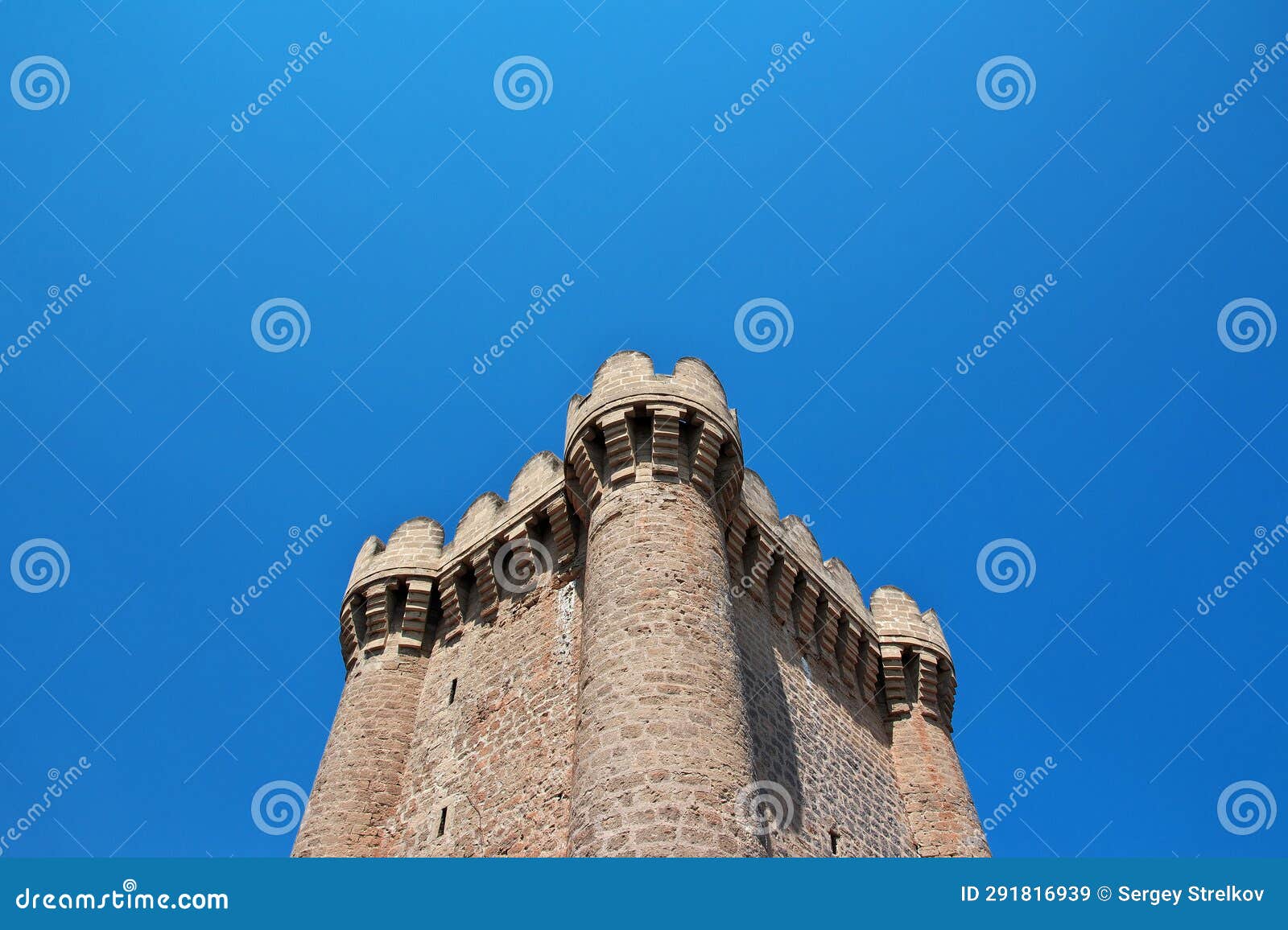 Mardakan Castle in Azerbaijan, Absheron Peninsula Stock Image - Image ...