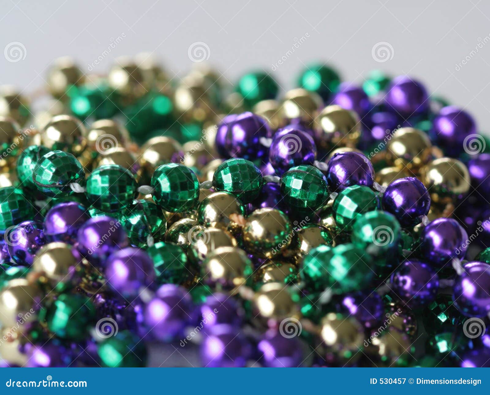 Mardi Gras Beads close up stock image. Image of throw, catholic - 530457