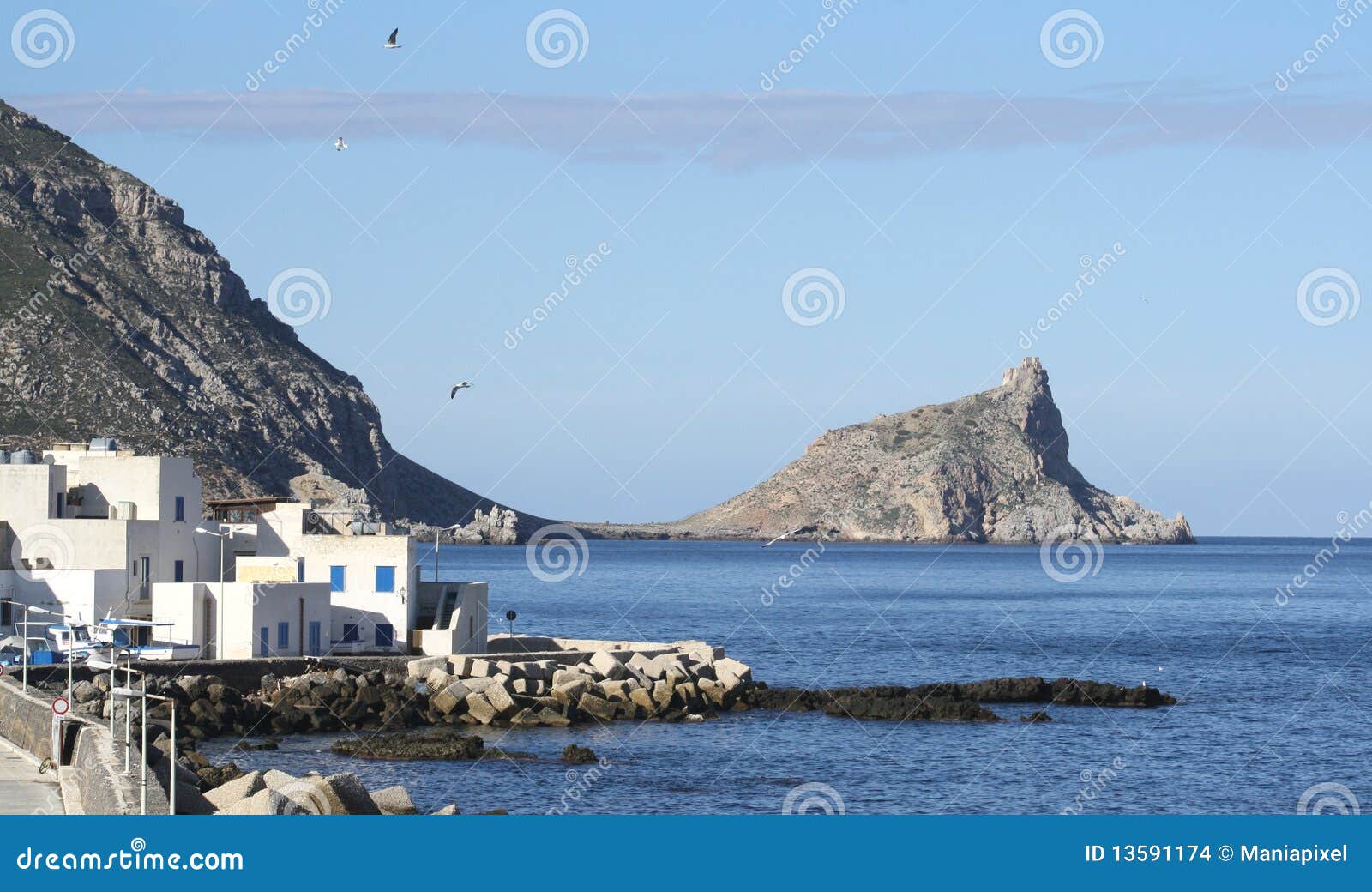 Marettimo stock photo. Image of islands, favignana, hiera - 13591174