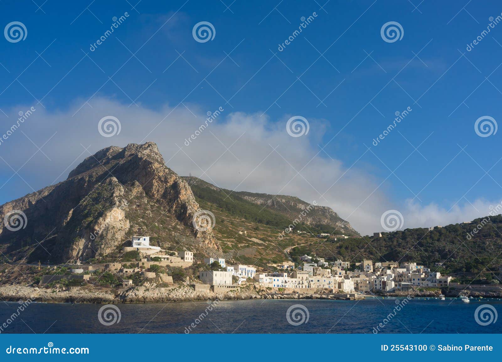 Marettimo Island stock photo. Image of south, water, mountain - 25543100