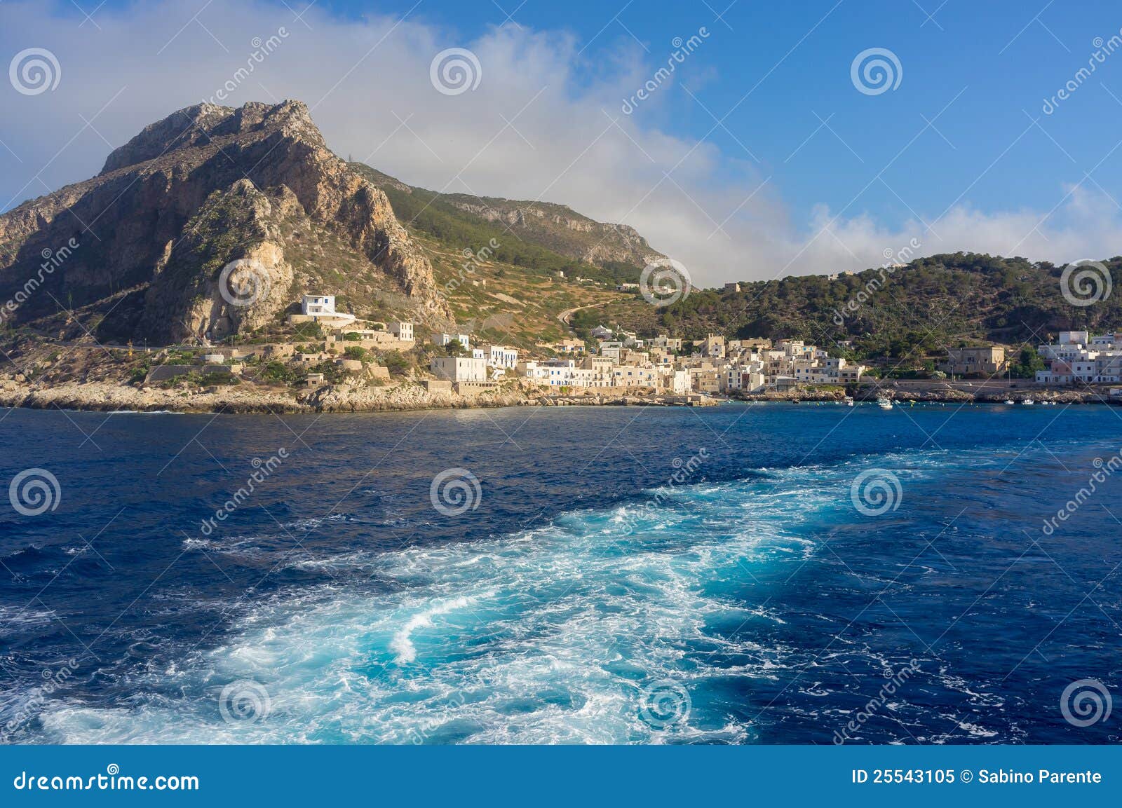 Marettimo Island stock image. Image of south, mountain - 25543105