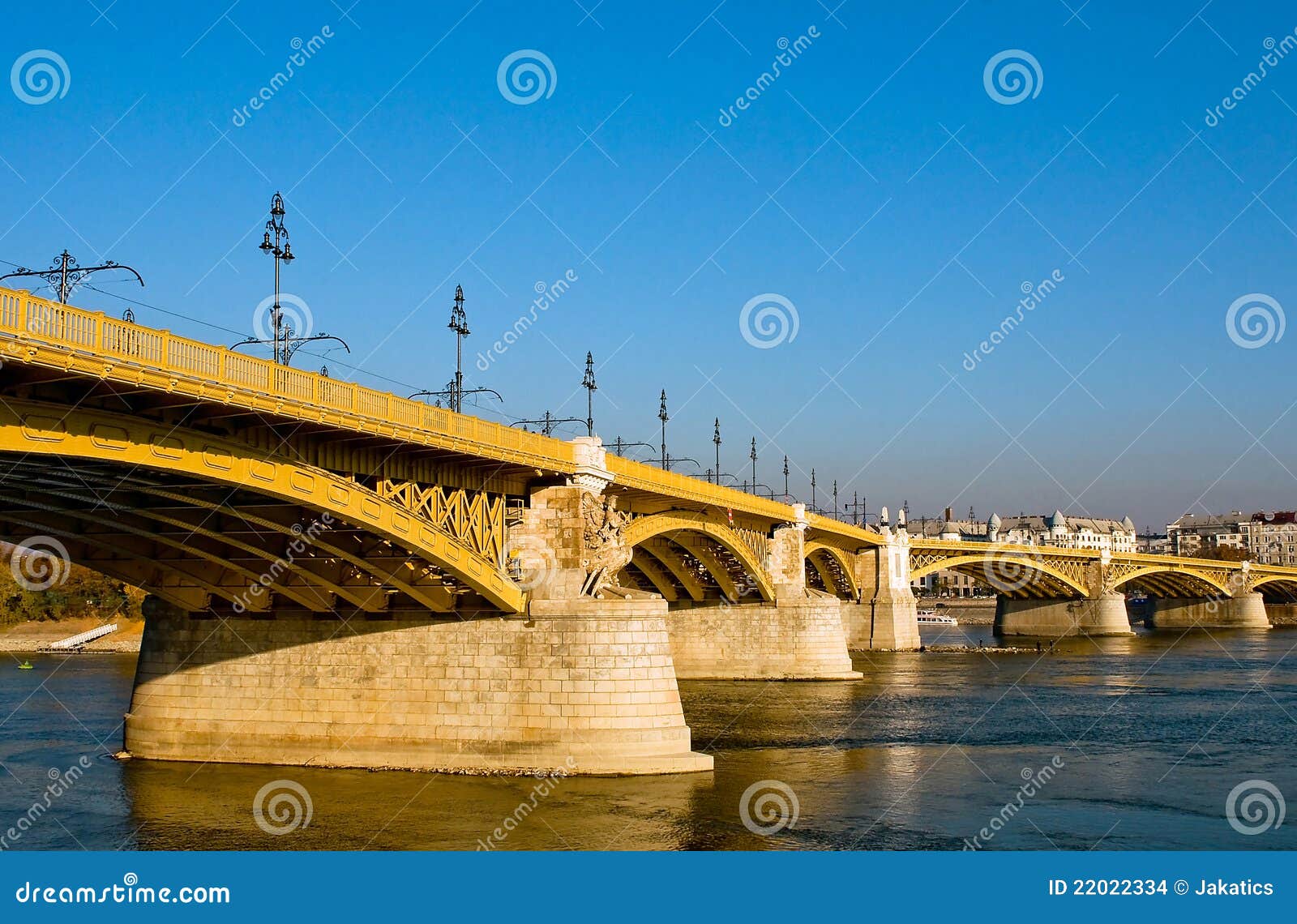 Margaret Bridge in Budapest Stock Photo - Image of margaret, hungary ...