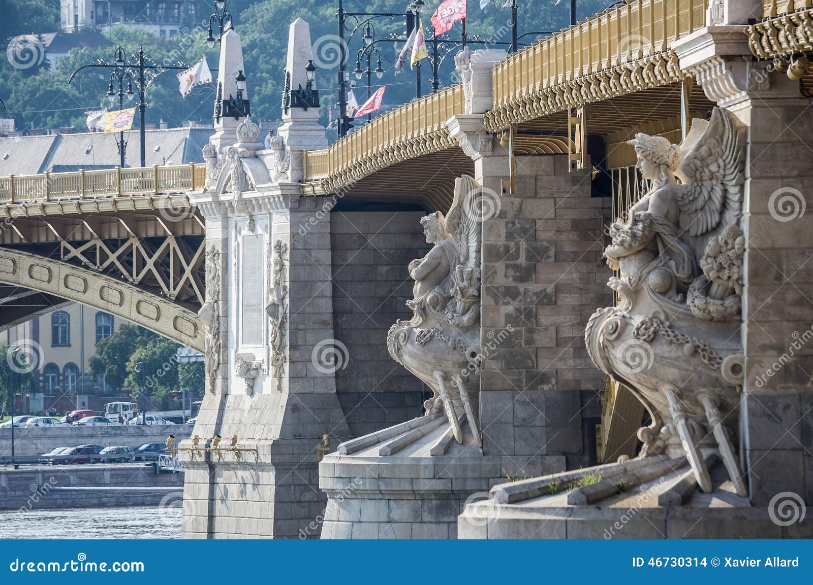 Margaret Bridge in Budapest, Hungary Stock Photo - Image of bridge ...