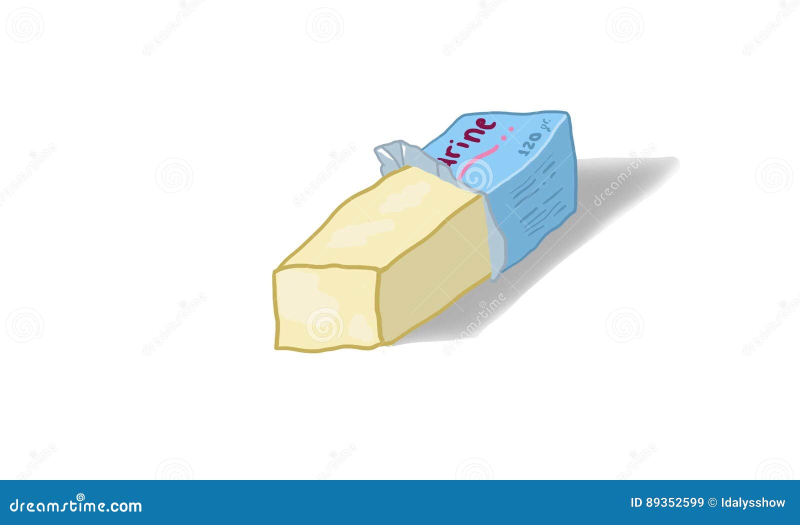 Margarine stock illustration. Illustration of hosehold - 89352599
