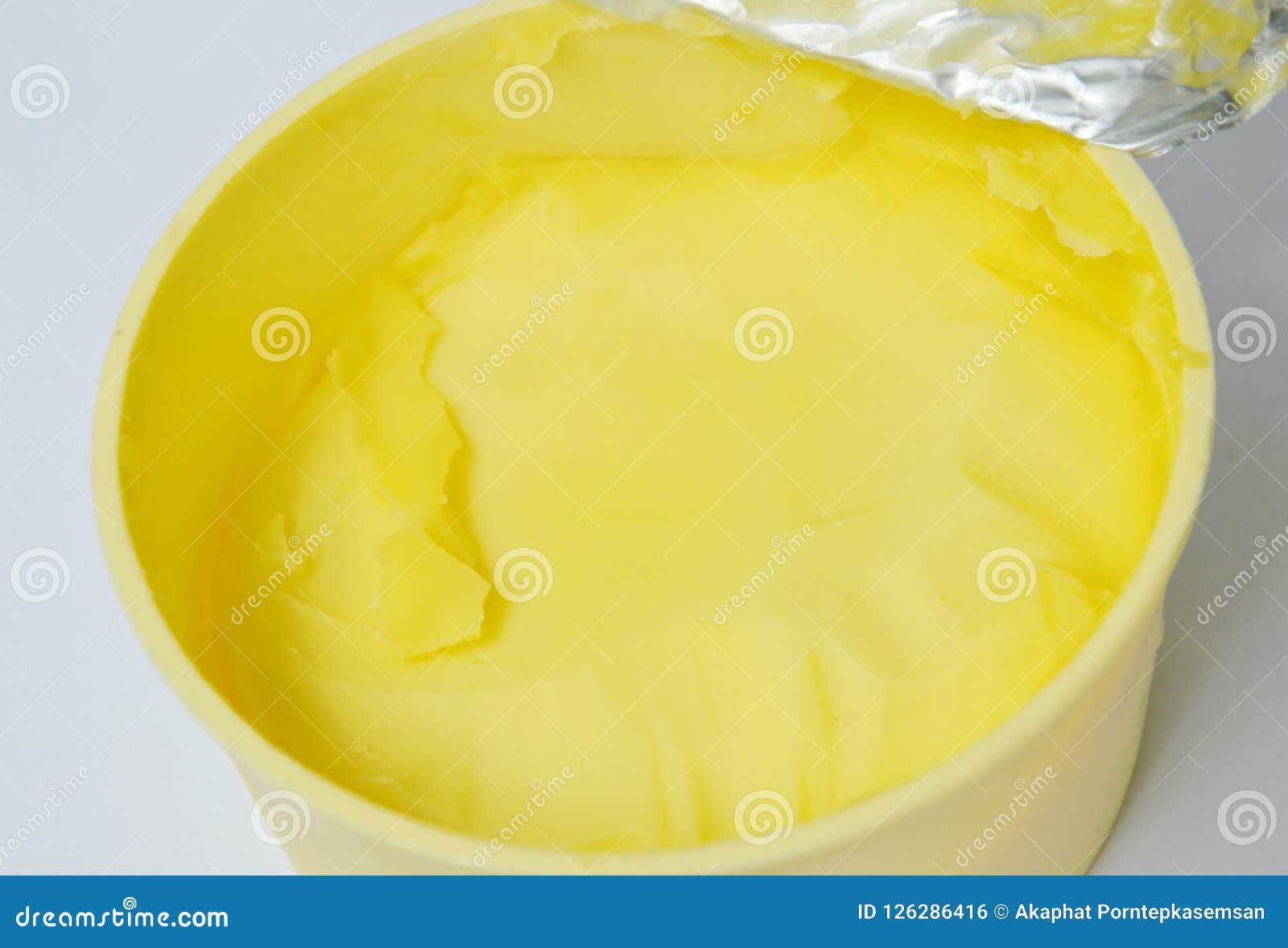 Margarine in Box Packaging on White Background Stock Photo - Image of ...