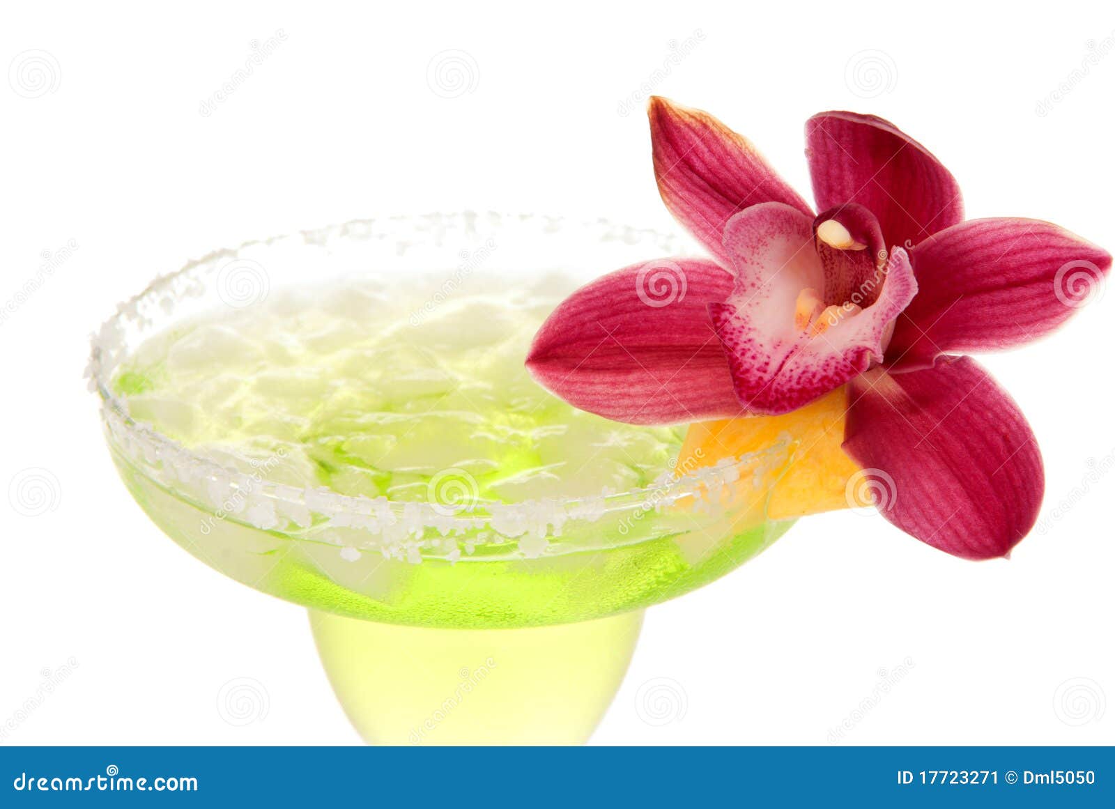 Margarita Cocktail with Orchid Stock Image - Image of drinks, mexican ...