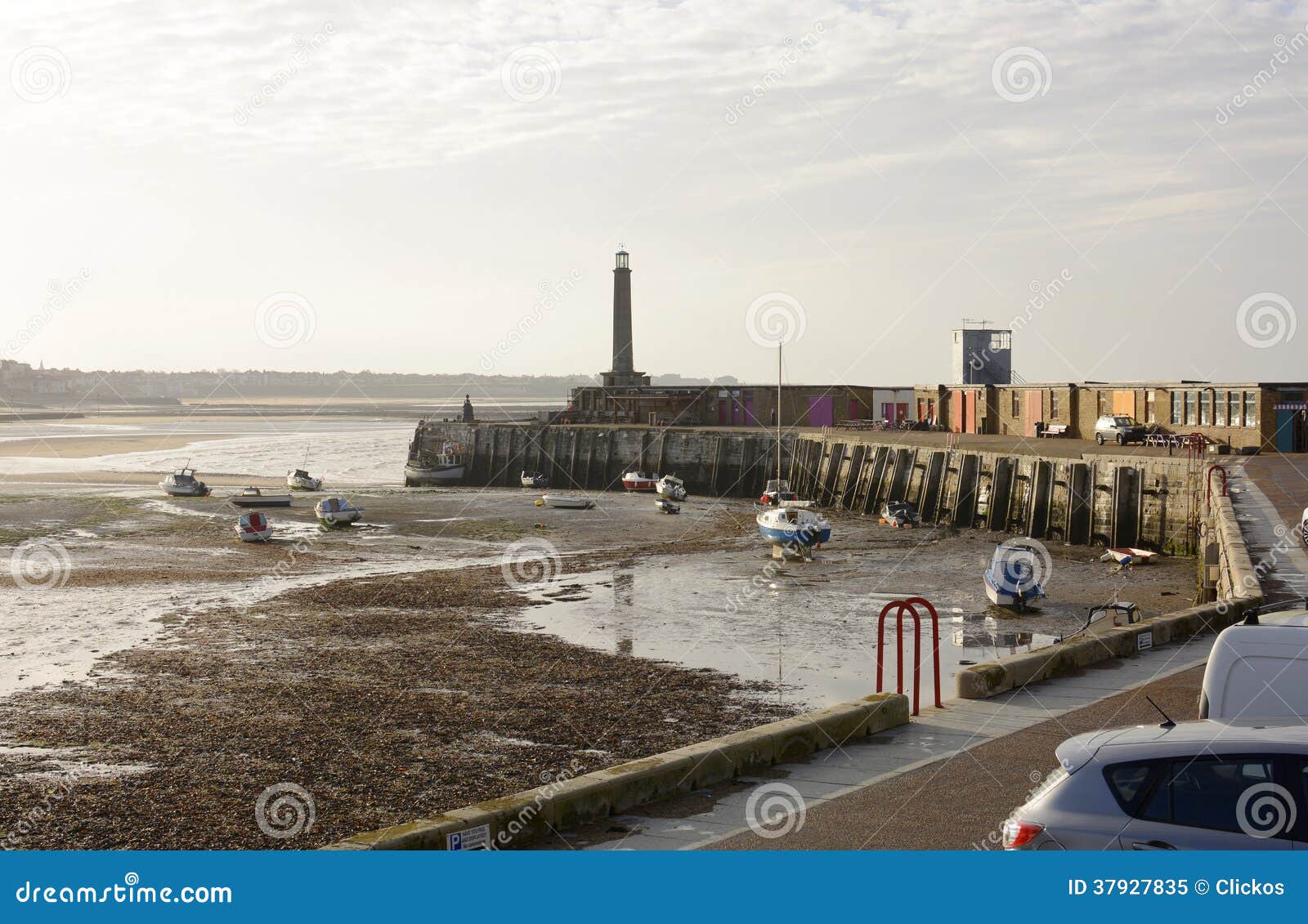 Margate Harbour. Kent. England Stock Image - Image of harbour, sand ...