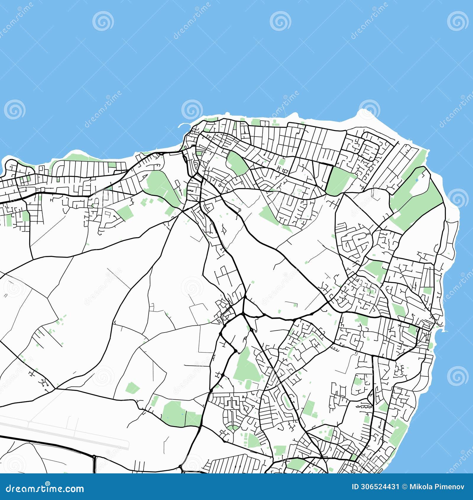 The Margate Map. Stock Image | CartoonDealer.com #306524431