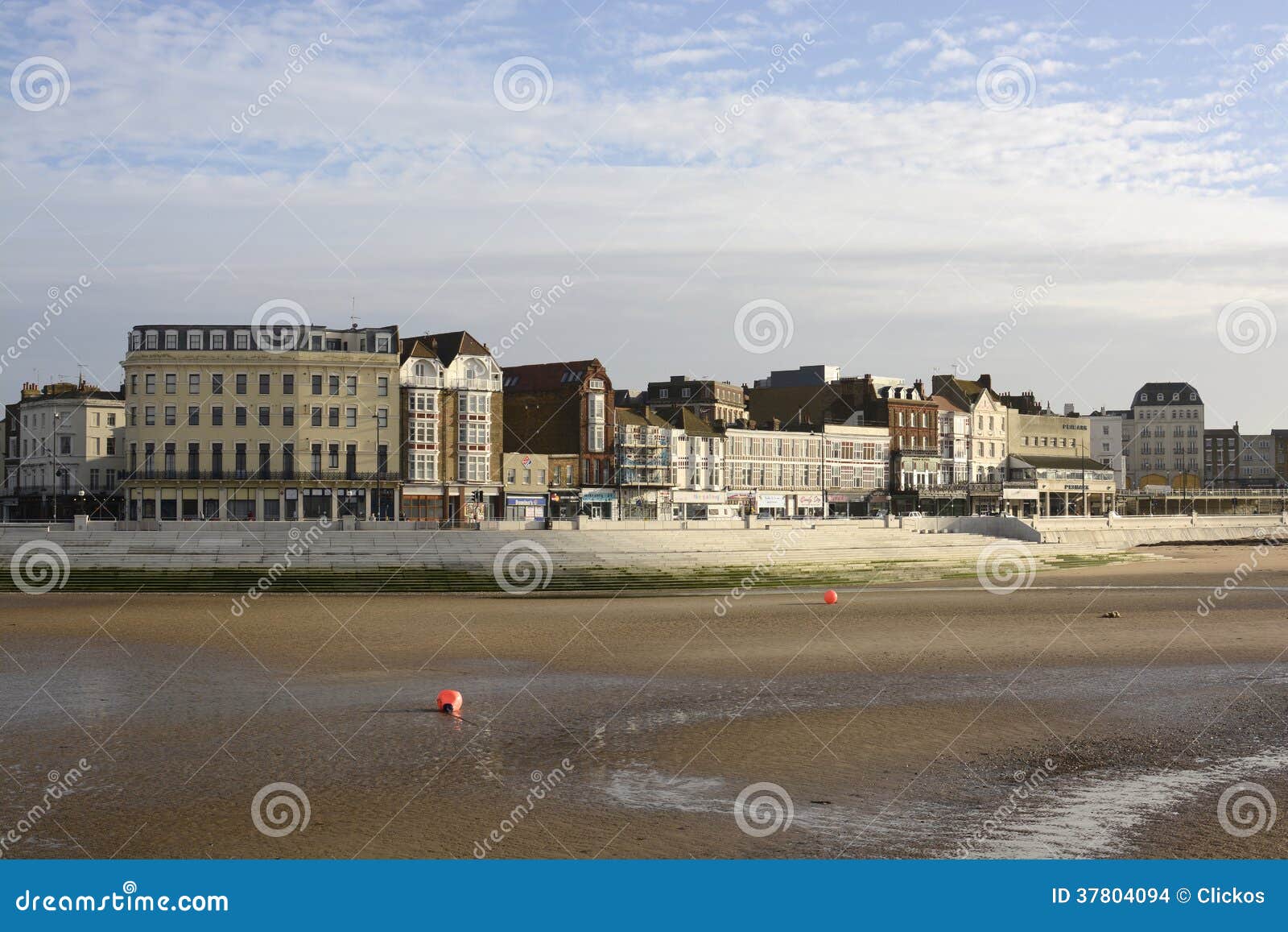 Margate Seafront. Kent. England Editorial Stock Image - Image of flats ...