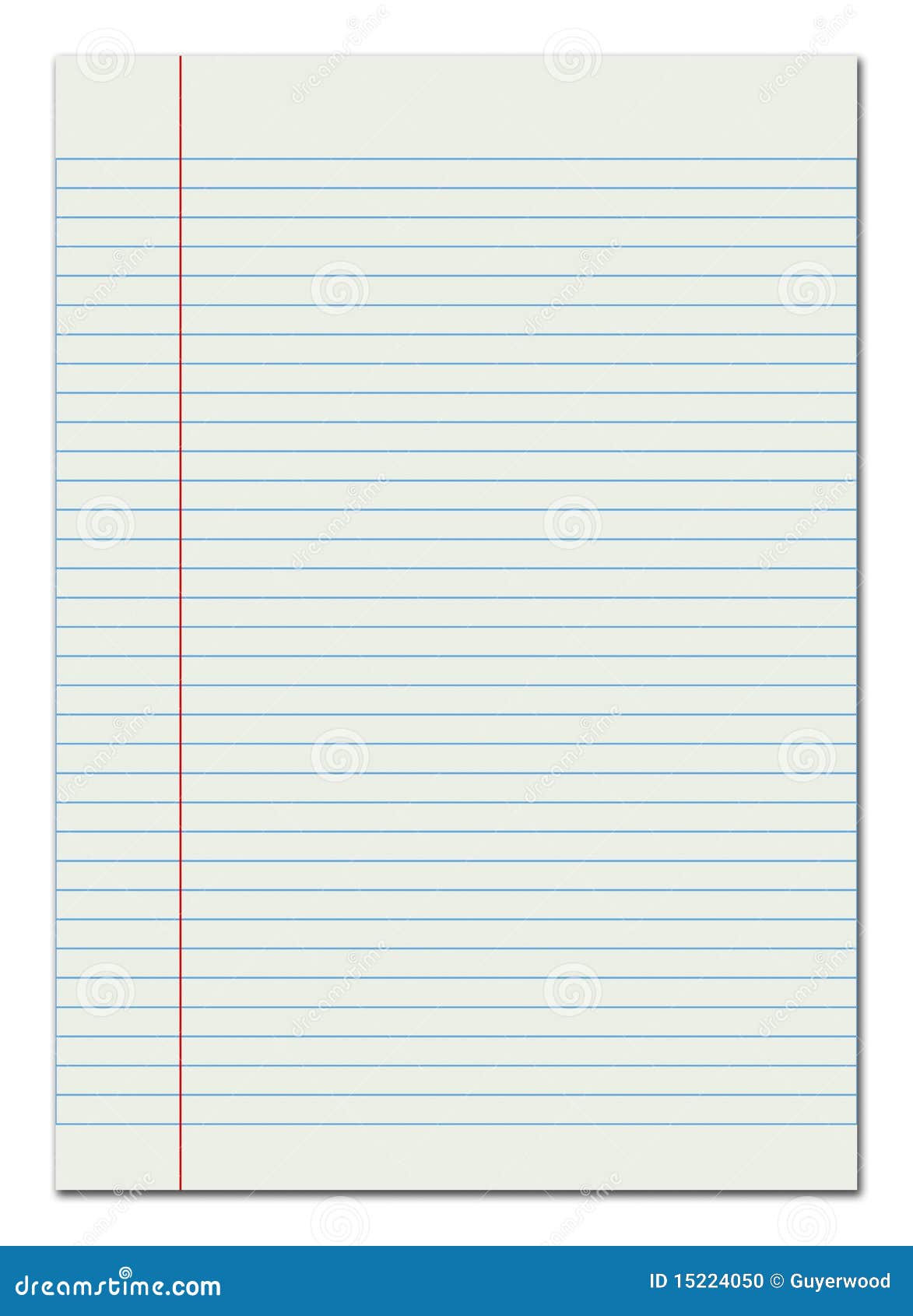 Marge Rouge De Papier Rayée Illustration Stock - Illustration du ...