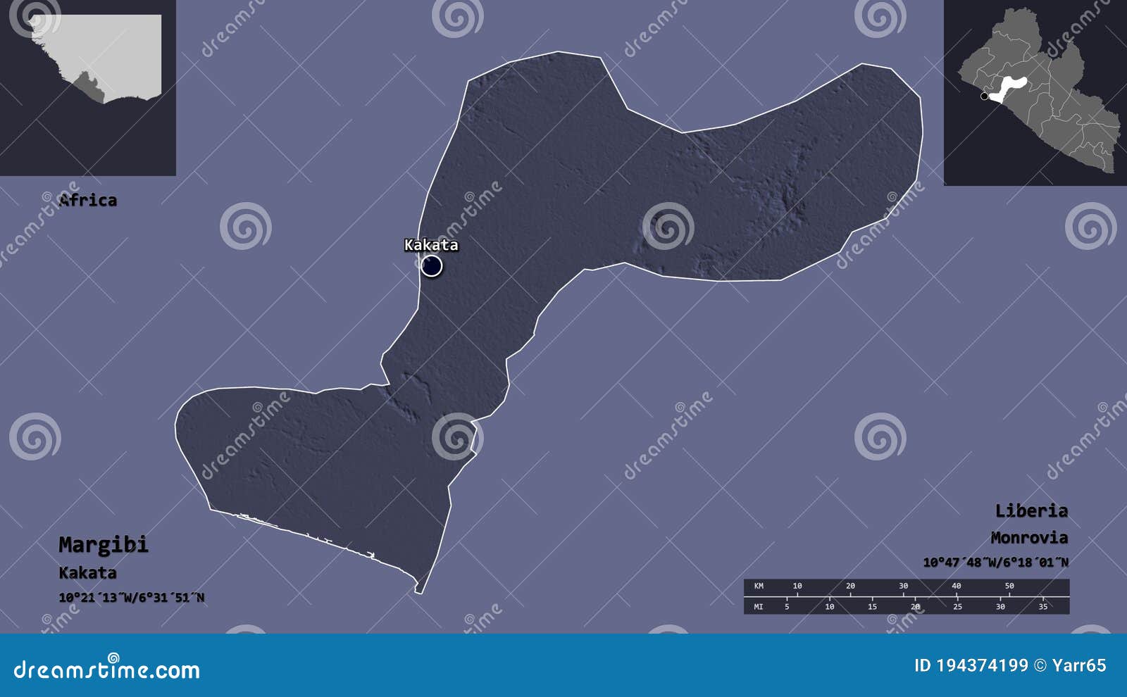 Margibi, County of Liberia,. Previews. Administrative Stock ...