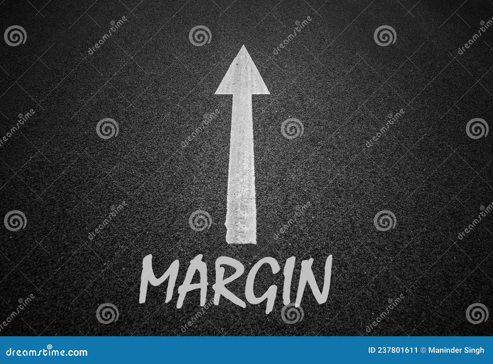 Margin Directional arrow. stock image. Image of line - 237801611