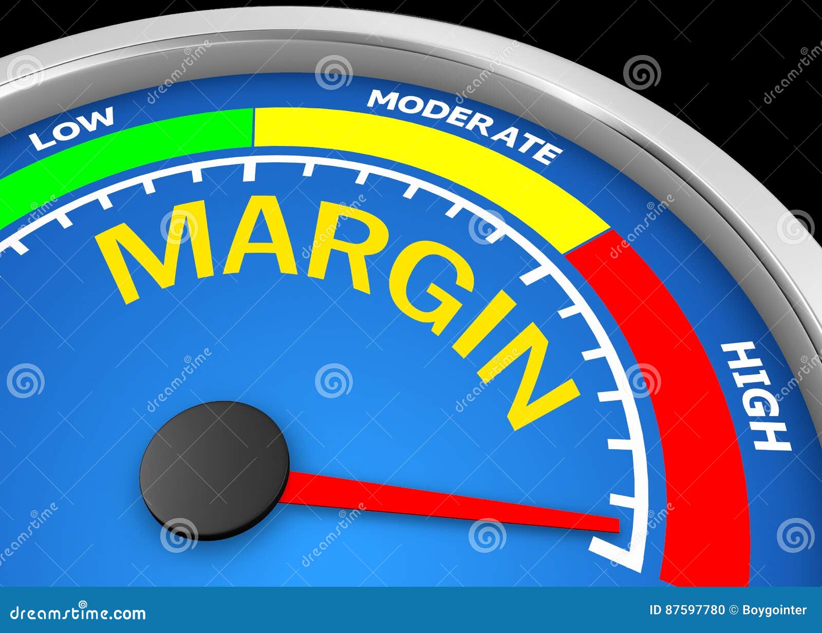 Margin stock illustration. Illustration of motivation - 87597780