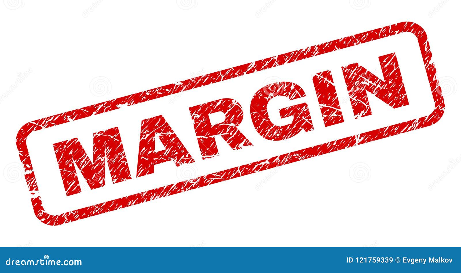 Grunge MARGIN Rounded Rectangle Stamp Stock Vector - Illustration of ...