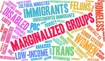 Marginalized Groups Word Cloud Stock Vector - Illustration of ...