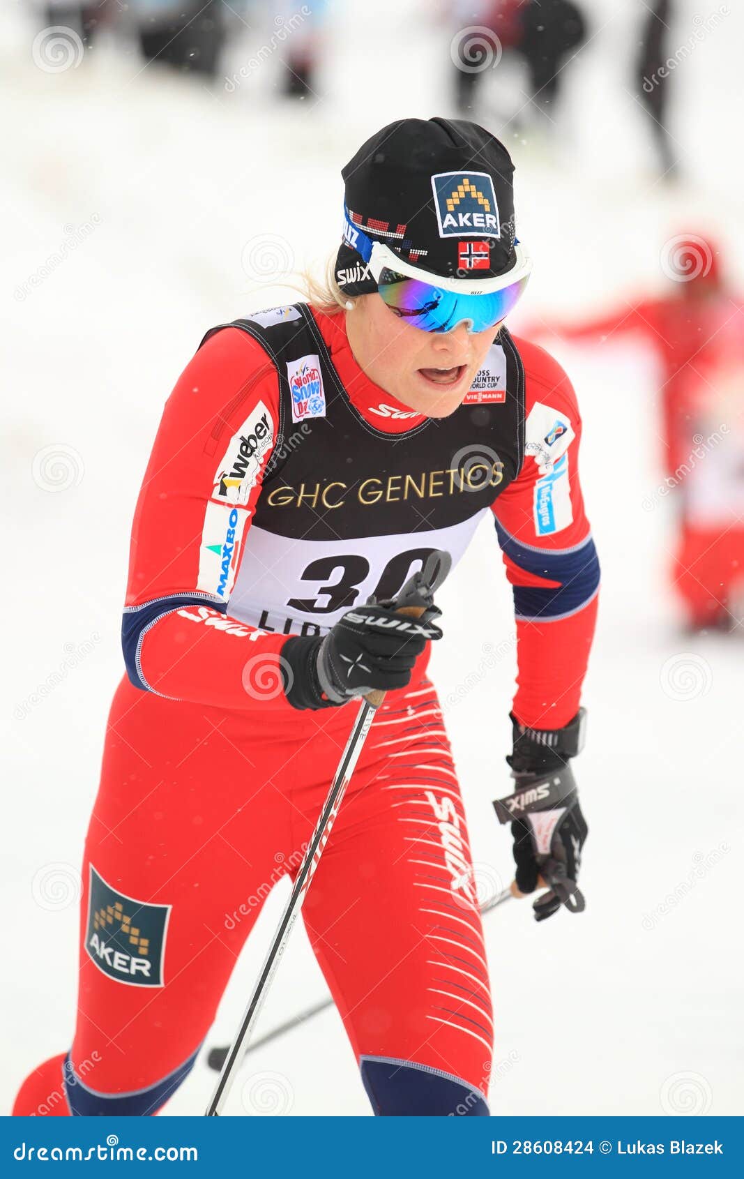 Mari Eide - Cross Country redaktionelles stockbild. Bild von konkurrenz ...