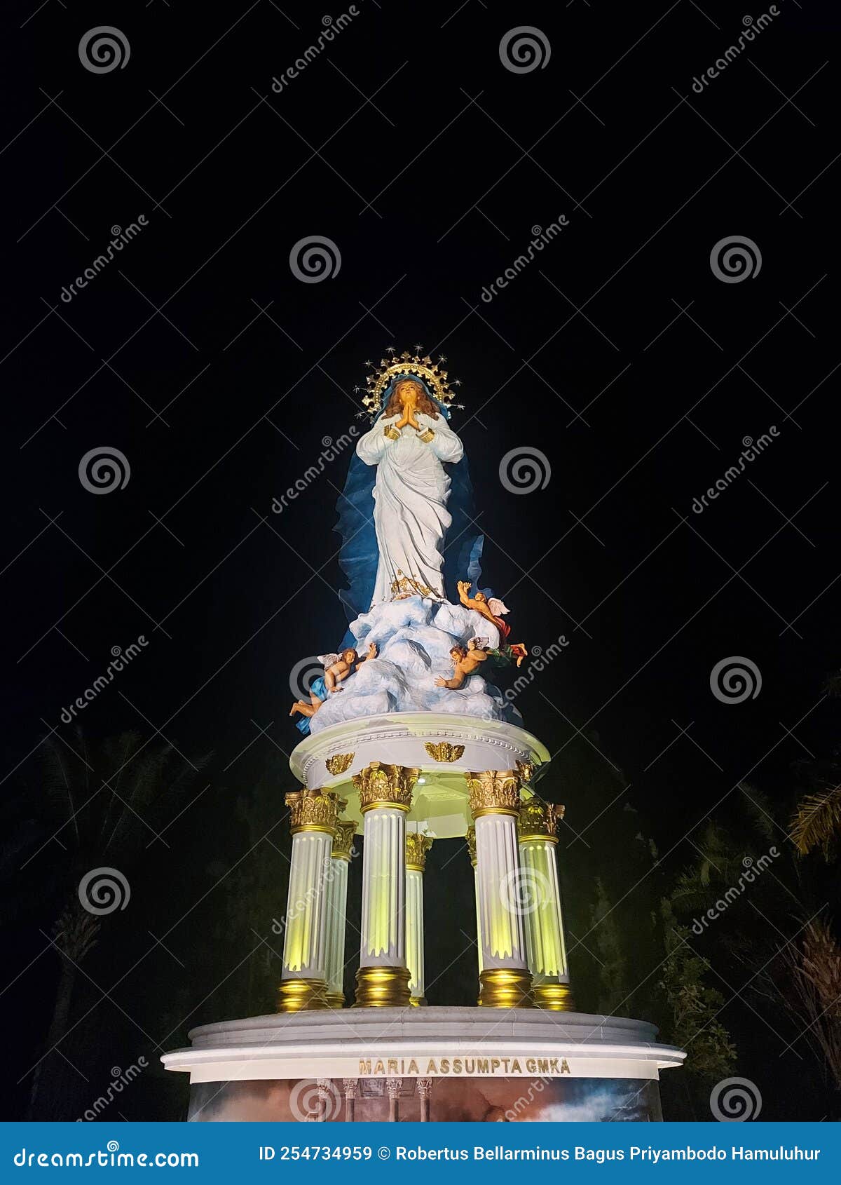 Maria Assumpta stock image. Image of statue, assumption - 254734959