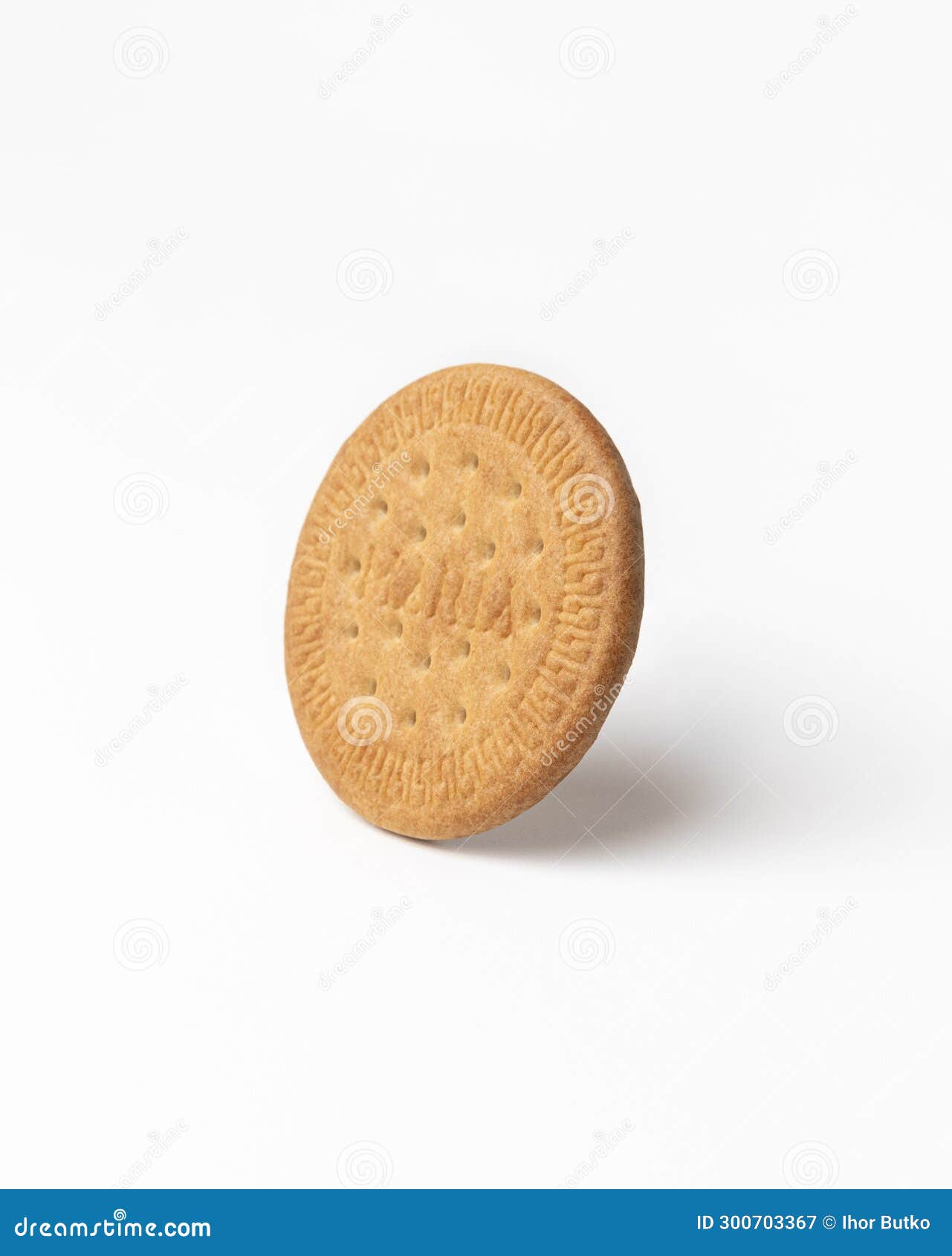 Maria Biscuit on White Background Stock Image - Image of snack, pastry ...