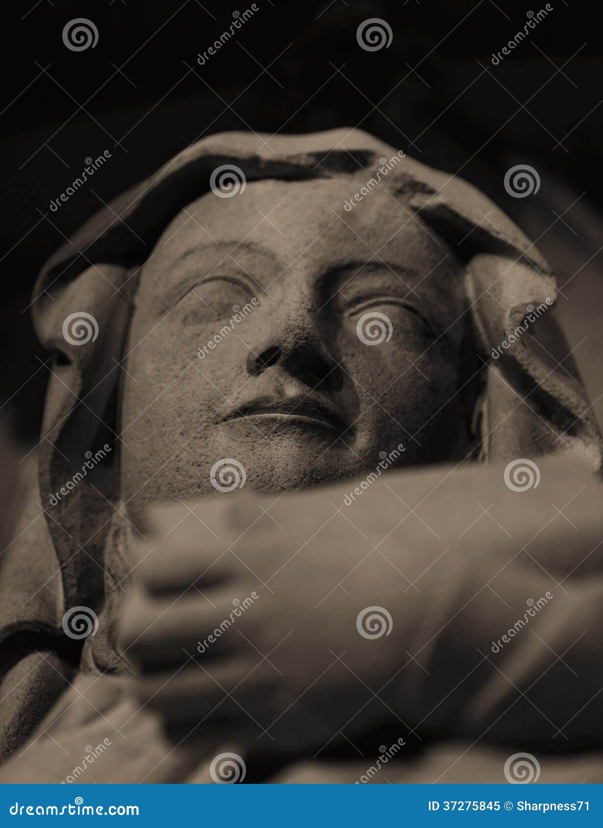 Maria head stock image. Image of grimly, figure, clerical - 37275845