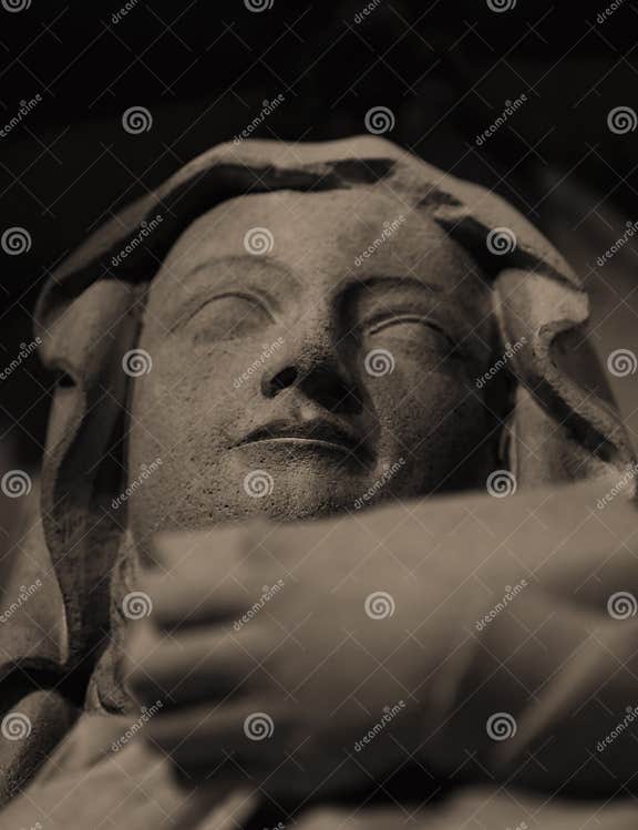 Maria-Kopf stockbild. Bild von häute, düster, kultur - 37275845