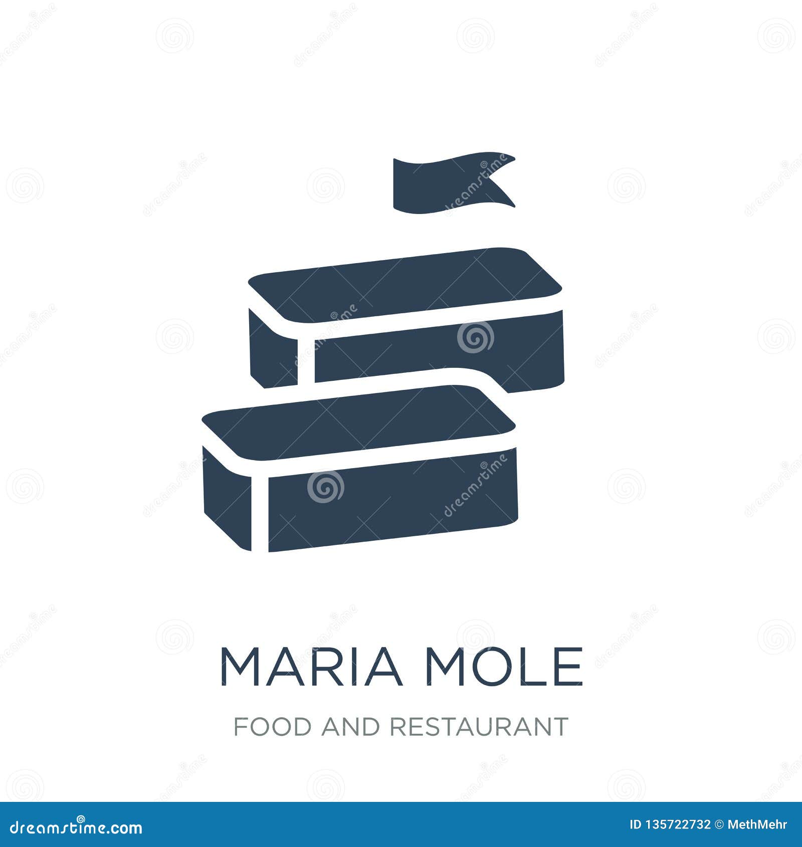 Maria Mole Icon On White Background. Simple Element Illustration From ...