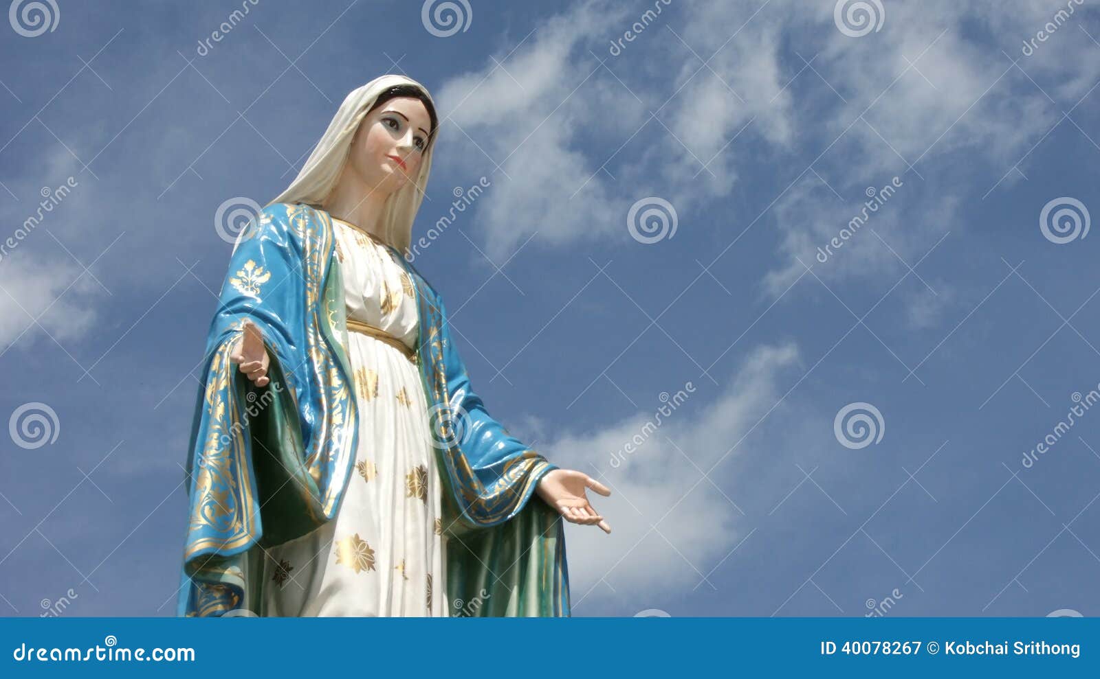 Maria Statue stock image. Image of maria, junthaburi - 40078267