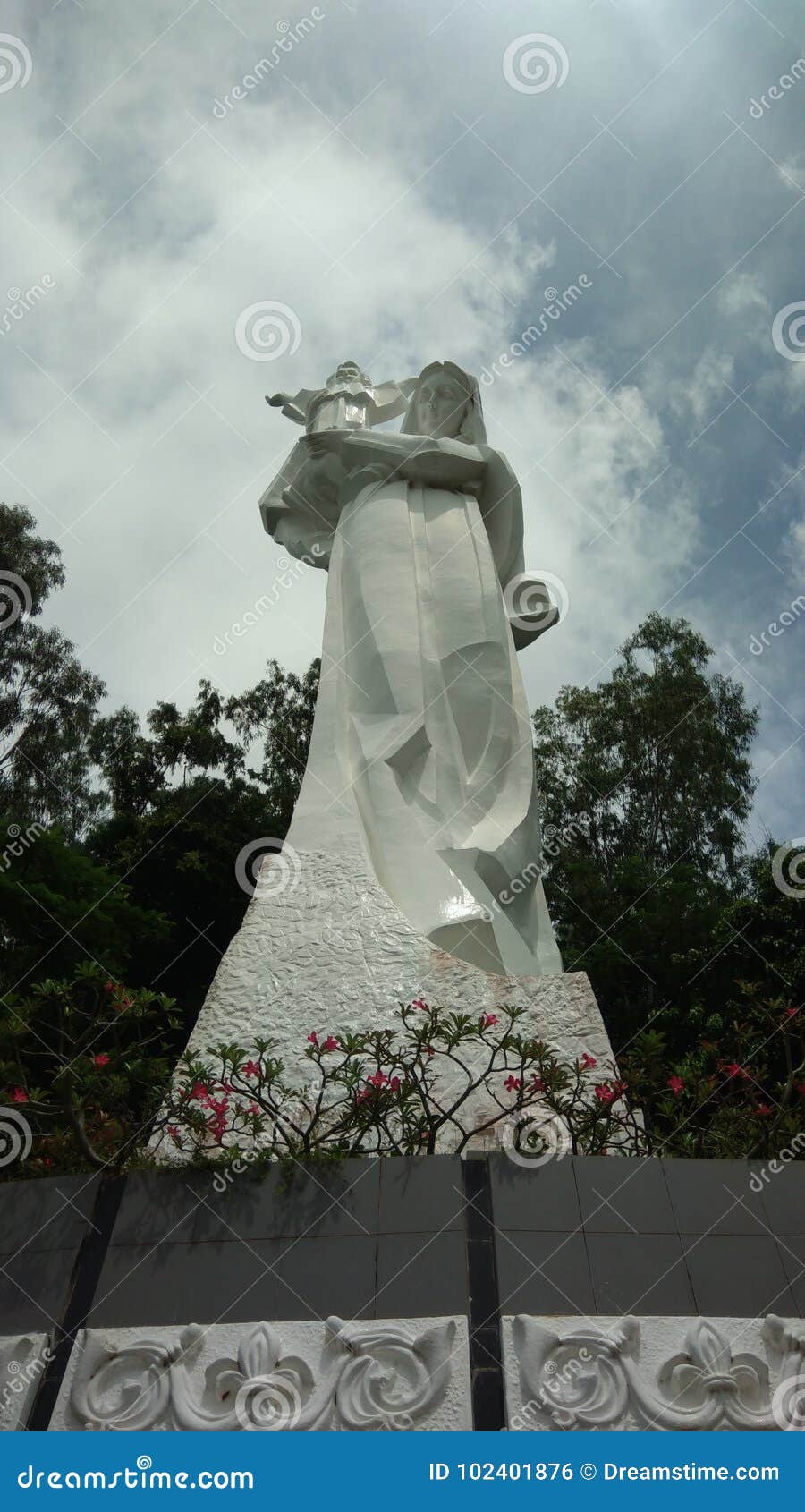 Maria statue stock photo. Image of vung, statue, never - 102401876