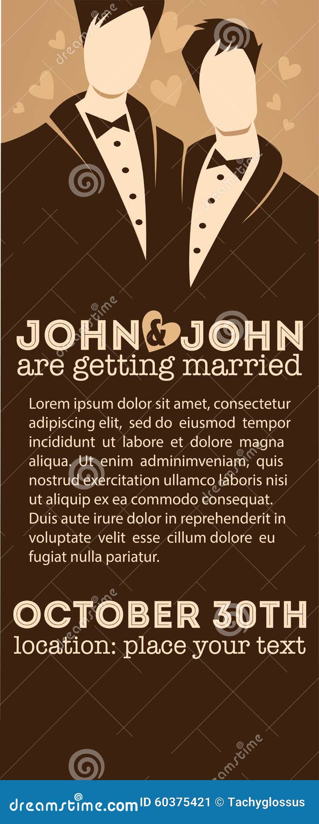 Mariage Homosexuel Illustration De Vecteur Illustration Du Cérémonie