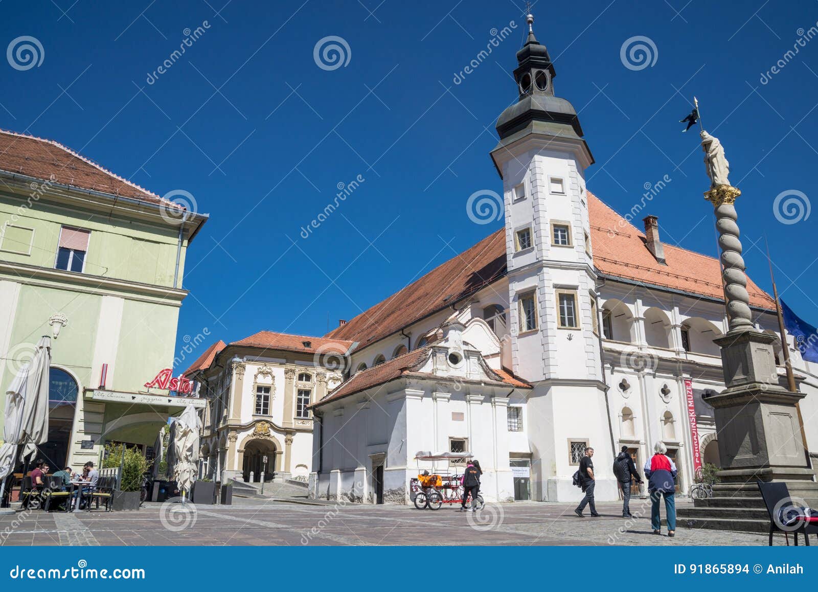 Maribor, Slovenia immagine stock editoriale. Immagine di cattedrale ...