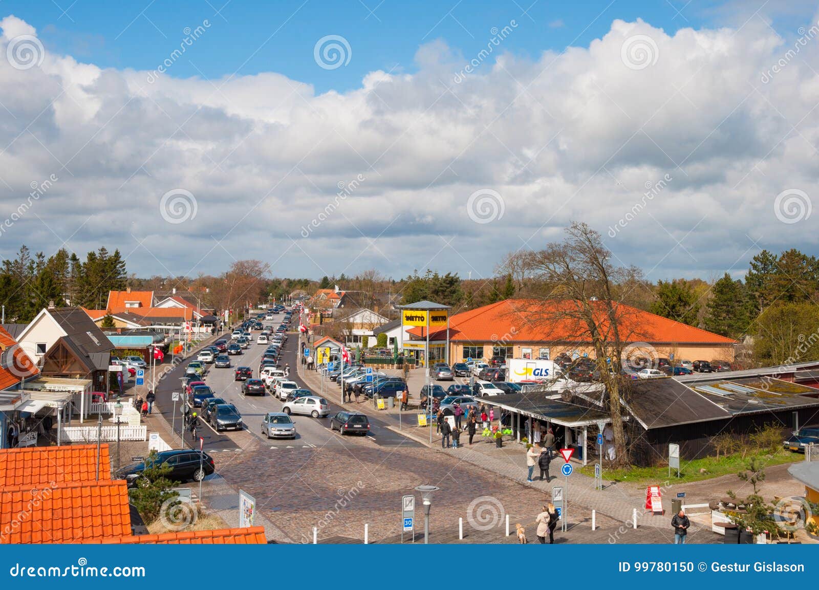 Marielyst Denmark editorial image. Image of landscape - 99780150