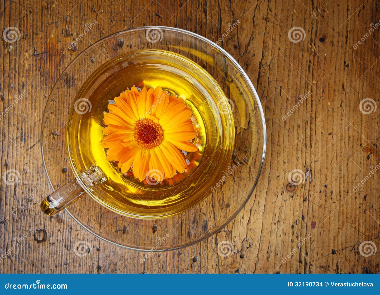 Marigold tea stock photo. Image of fresh, drink, care - 32190734