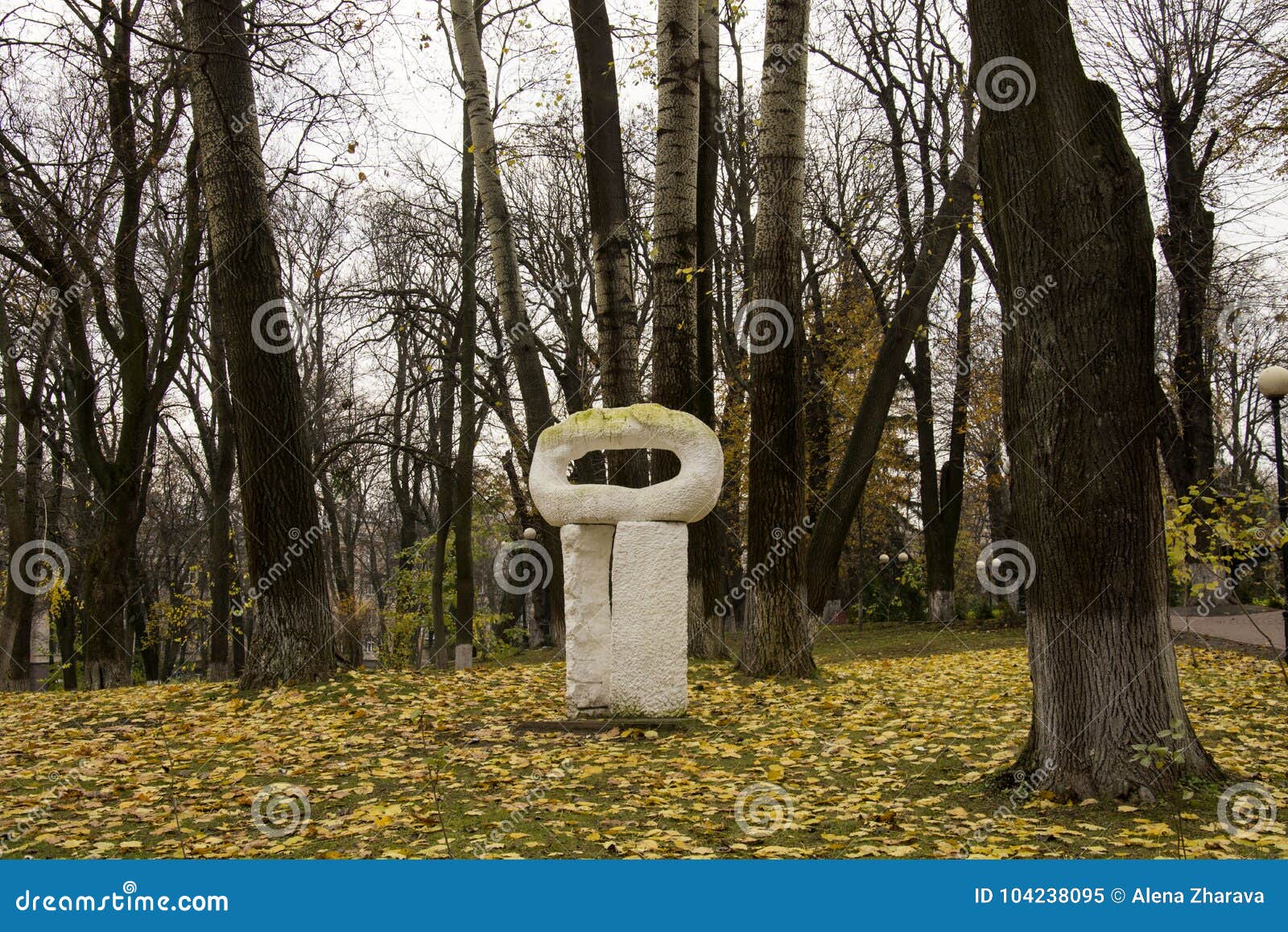 Mariinsky Park, Kiev, Ukraine Stock Image - Image of yellow, scene ...