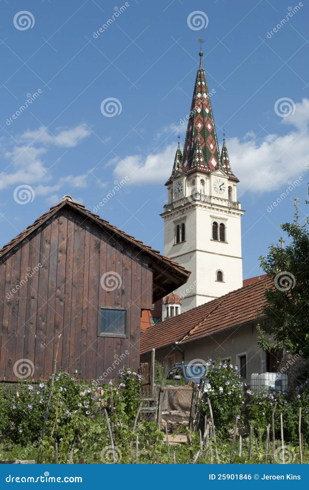 Marija Bistrica Sanctuary Church And Kalvarija Aerial View Stock Photo ...