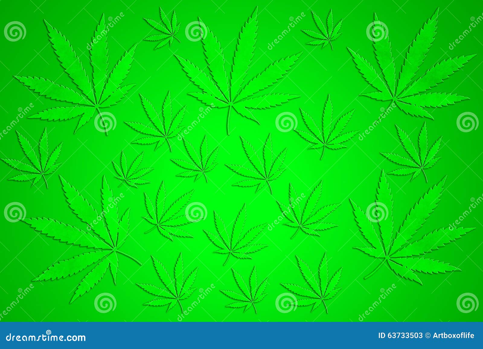 Marijuana Background Seamless Patterns Vector Illustration ...