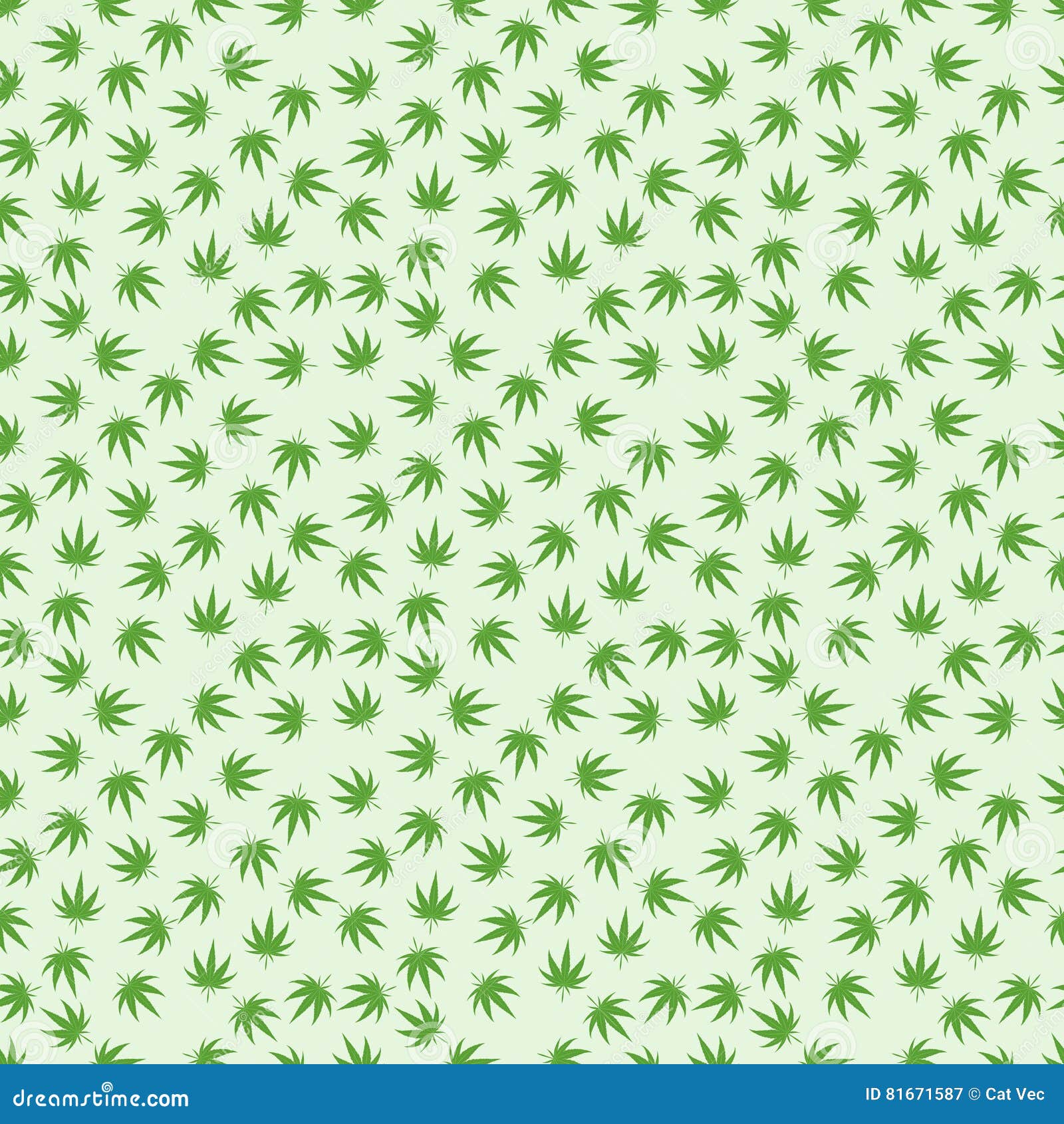 Marijuana Background Vector Seamless Patterns Stock Vector ...