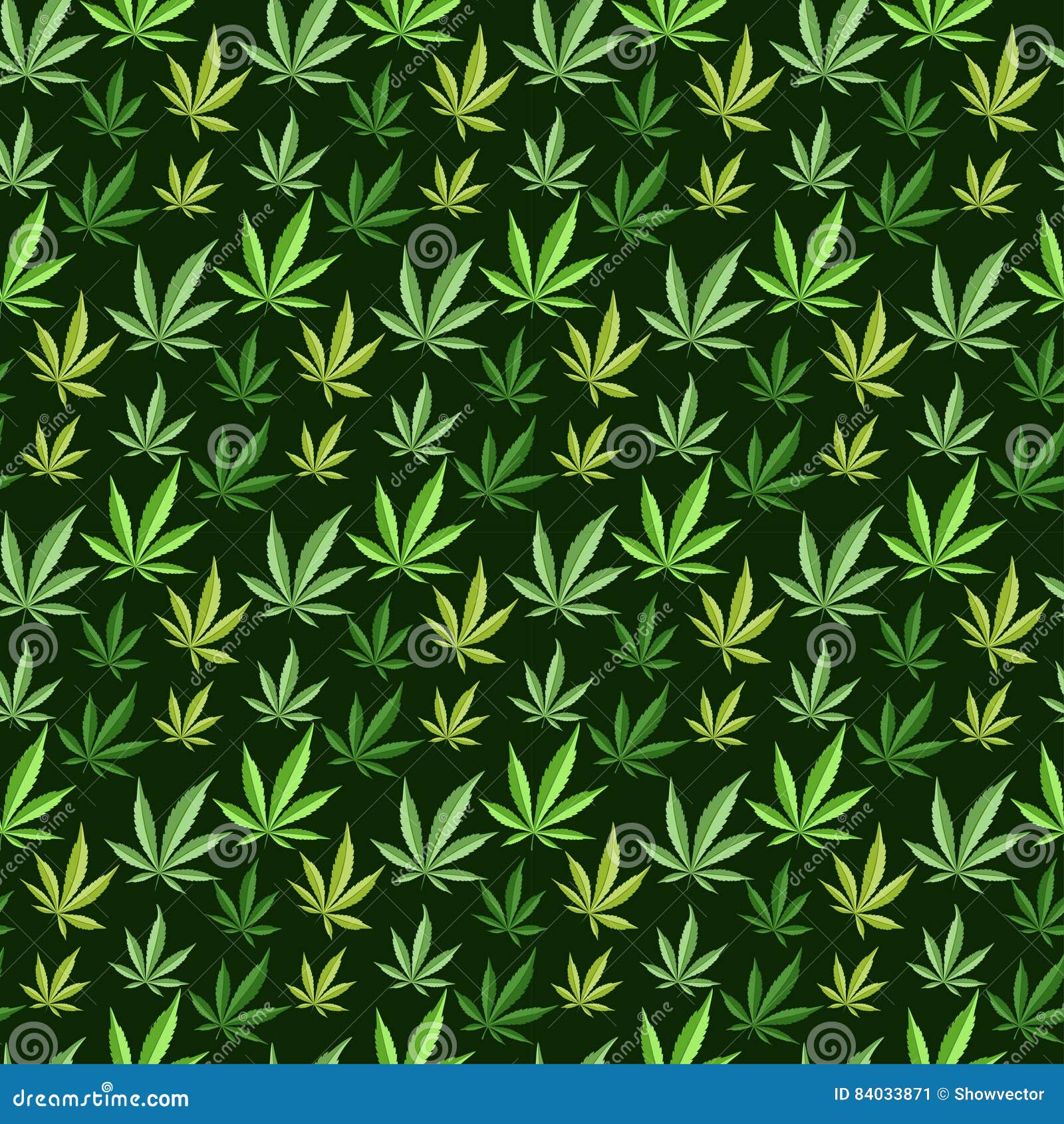 Marijuana Background Vector Seamless Patterns | CartoonDealer.com #81676666