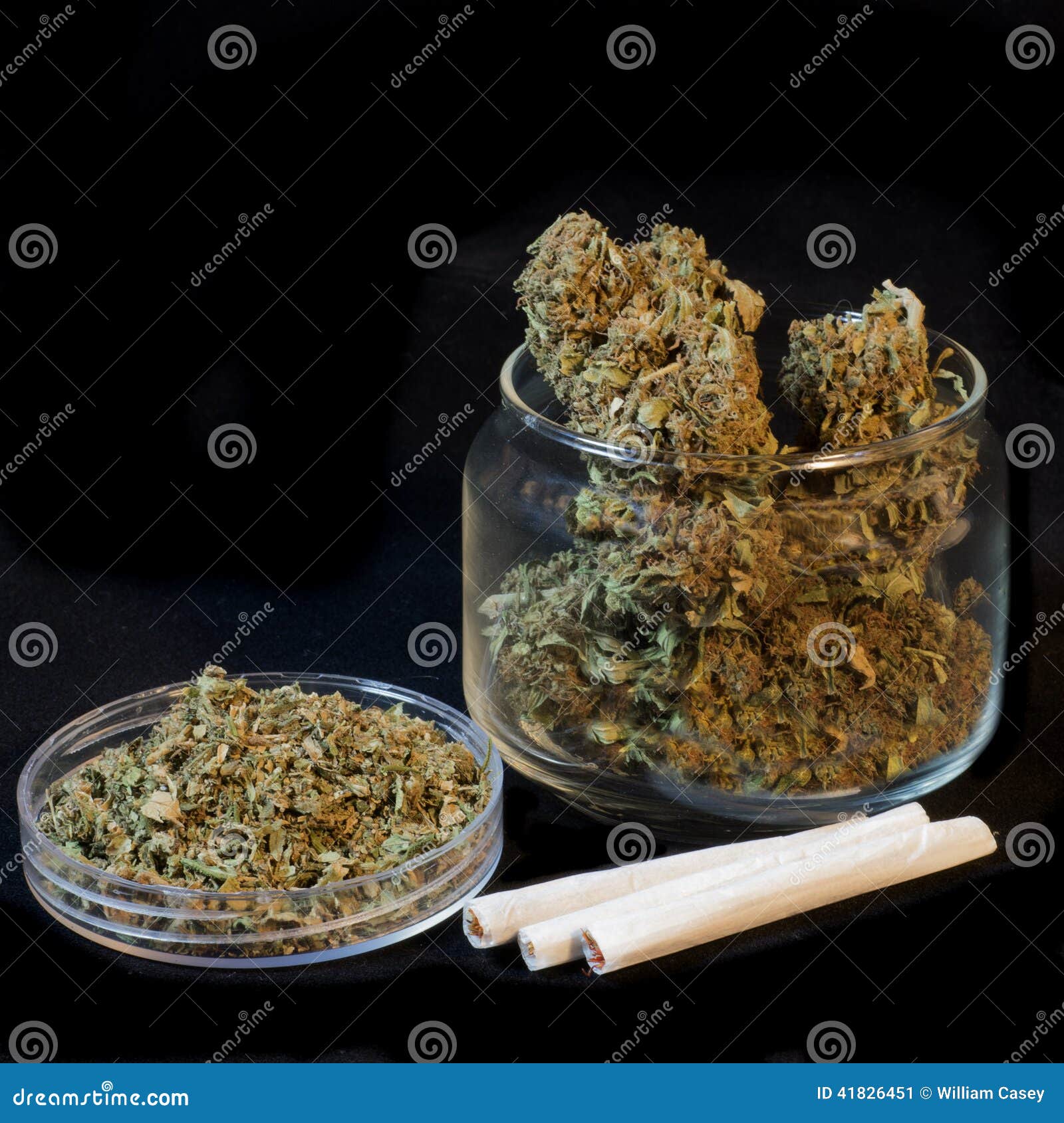 Marijuana with Black Background Stock Image - Image of drug, cannabis ...