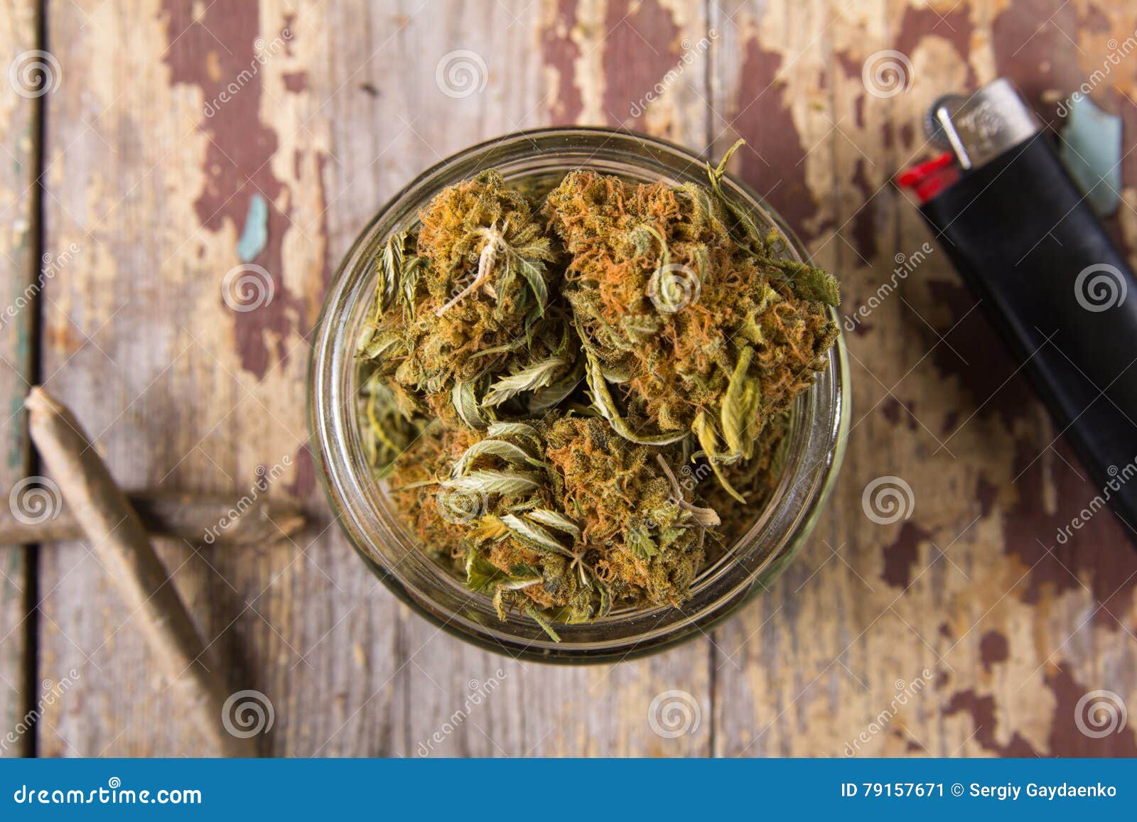 Marijuana Buds in the Glass Pot Stock Image - Image of grass, marijuana ...