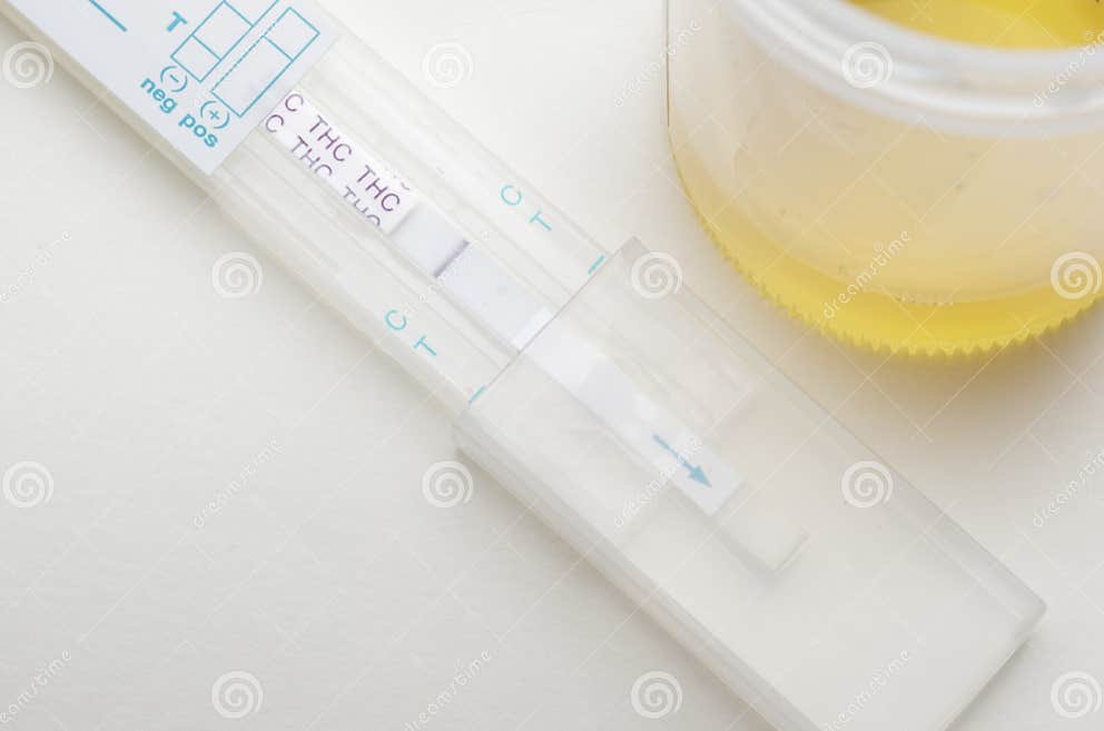 Marijuana Drug Test, Positive Stock Image - Image of evidence, urine ...